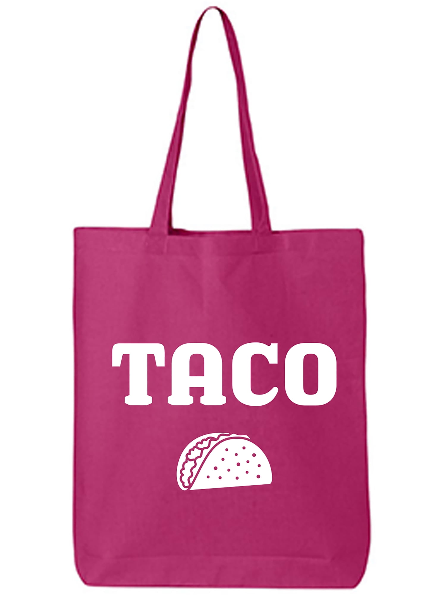 Taco Cotton Canvas Tote Bag - Walmart.com