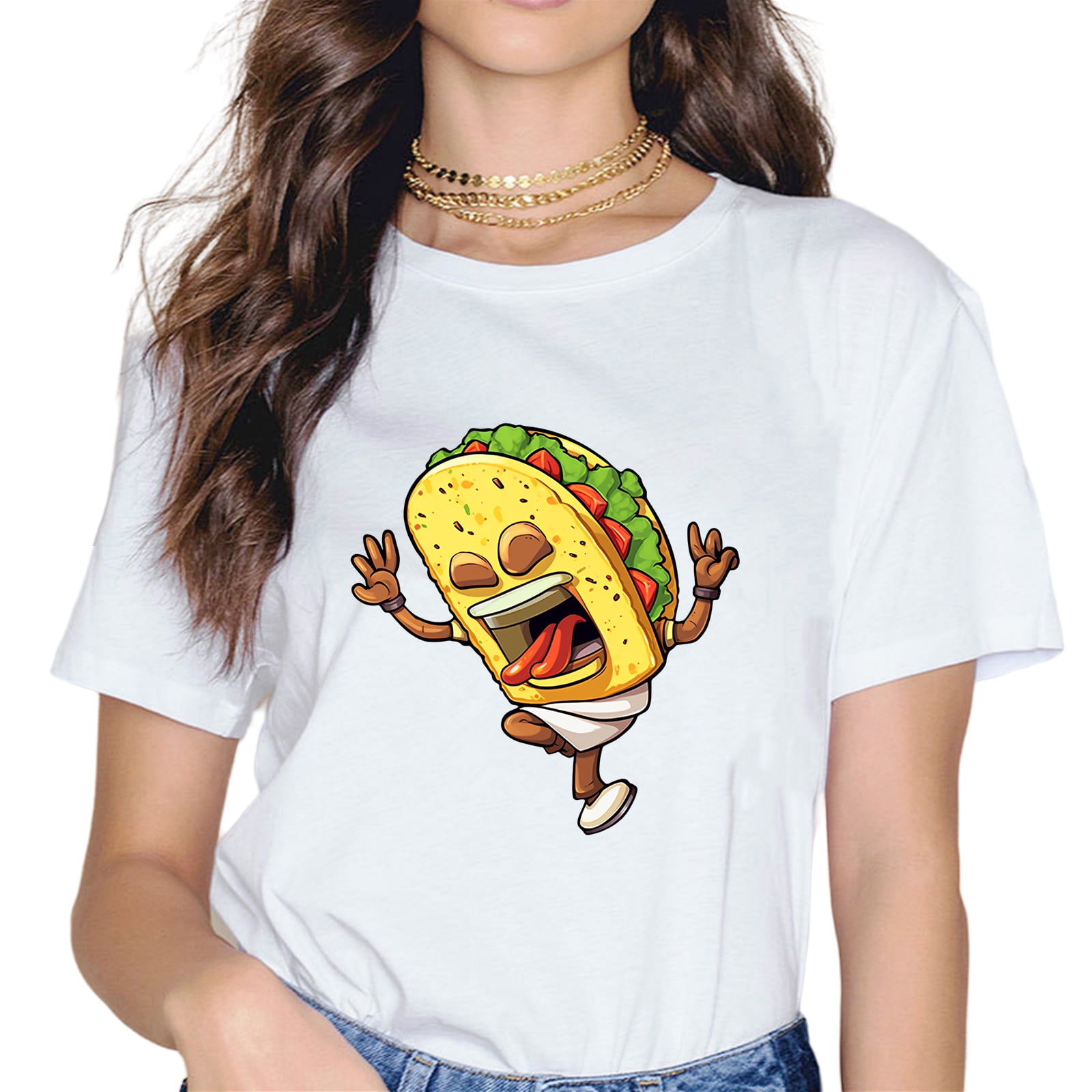 Taco Dance Cinco de Mayo Tacos T-Shirt - Walmart.com