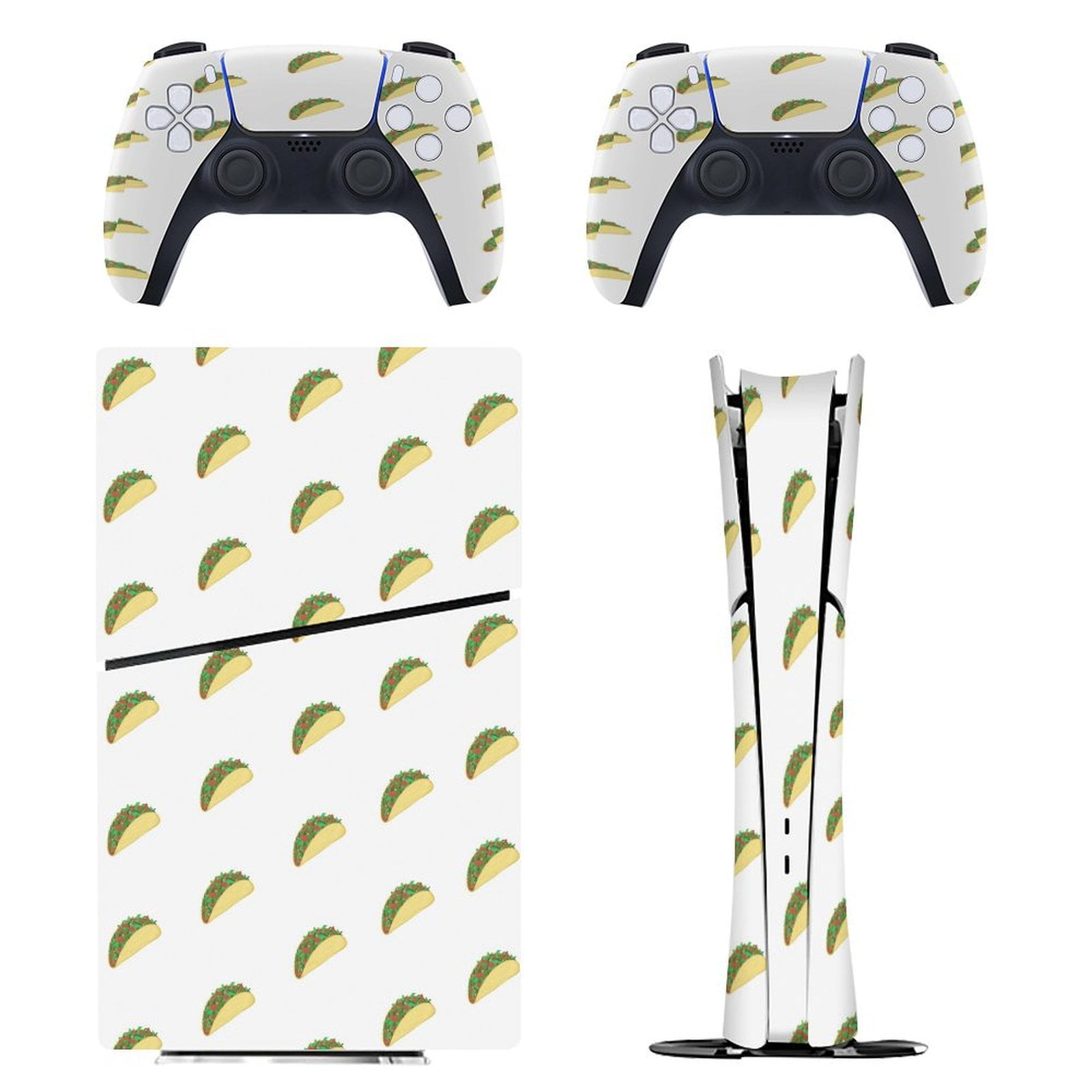 Taco Dark Color PS5/PS5 Pro/PS5 Slim Digital Disc Skin Sticker For ...