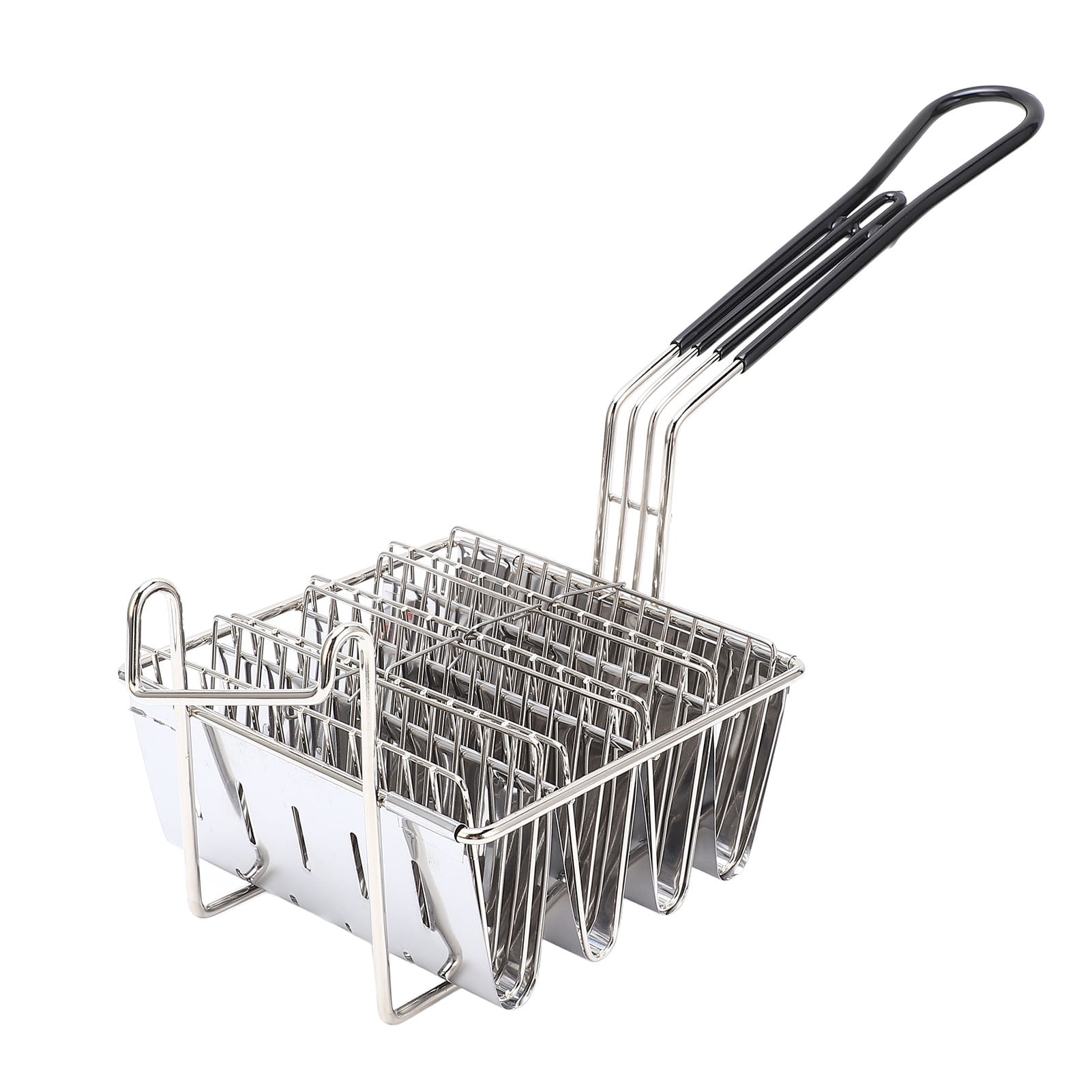 Taco Frying Rack, Front Hook Taco Shell Fryer Stainless Steel Holds 4 ...