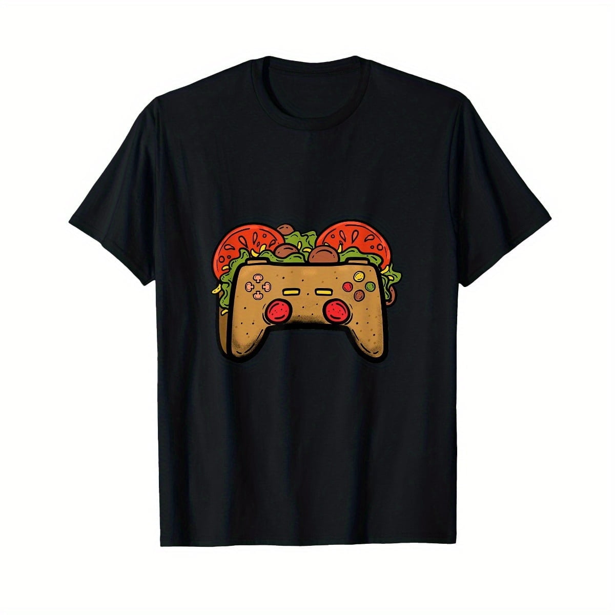 Taco Game Controller Funny Mexican Food Gaming Gamer T-Shirt - Walmart.com