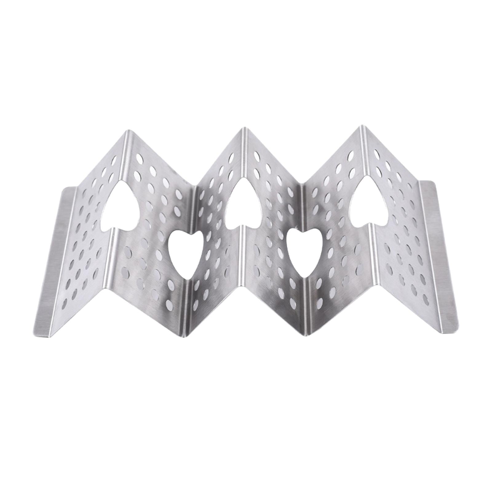 Taco Holder Stand Tacos Shell Serving Tray Burritos Plate Easy to Clean ...