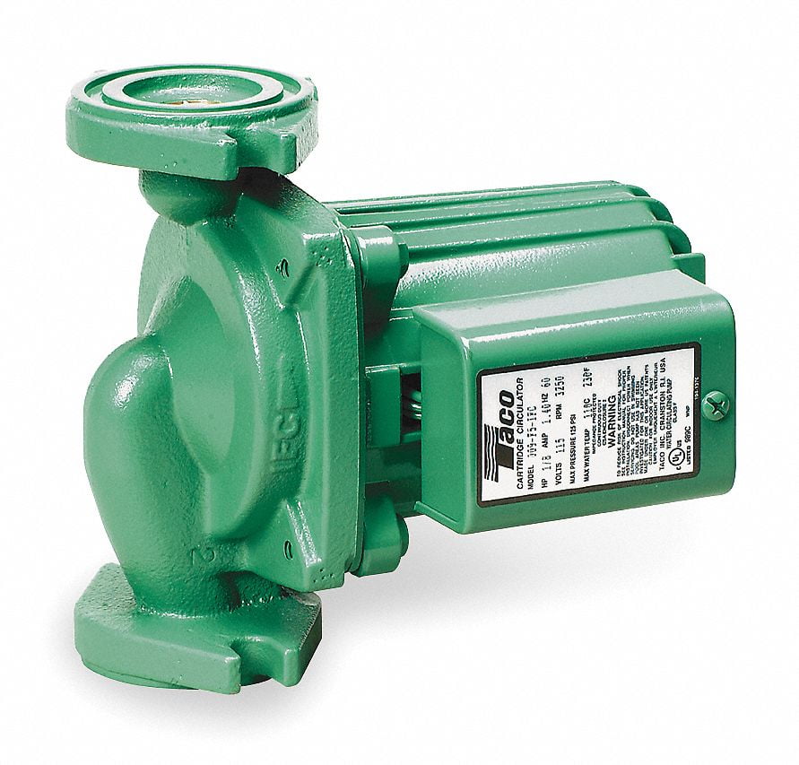 Taco Hydronic Circulating Pump,1/8HP,Flanged 009-F5-IFC - Walmart.com