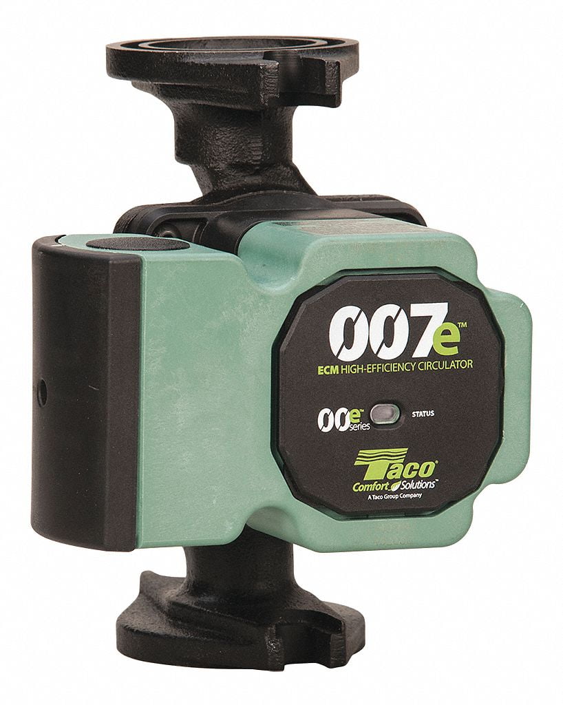Taco Hydronic Circulating Pump,Flanged,1/25HP VB1016-HY2-FC2A00 ...
