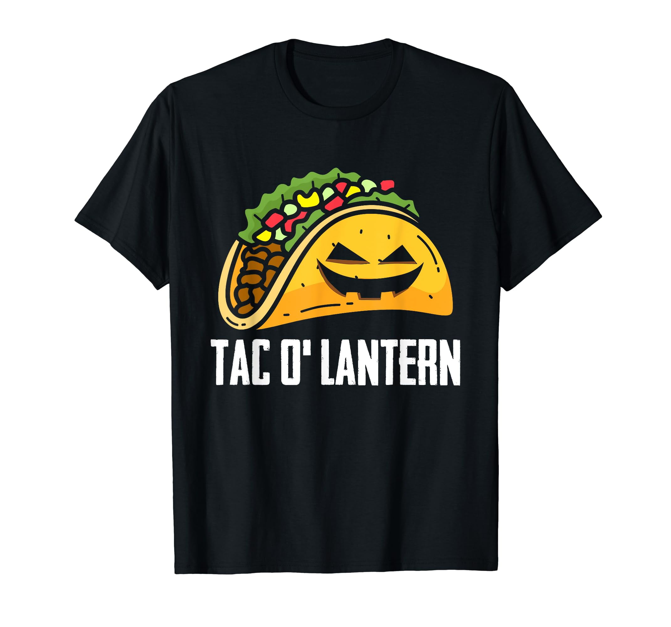 Taco Jack O Lantern Lazy Halloween Costume Cute Mexican Food Short ...