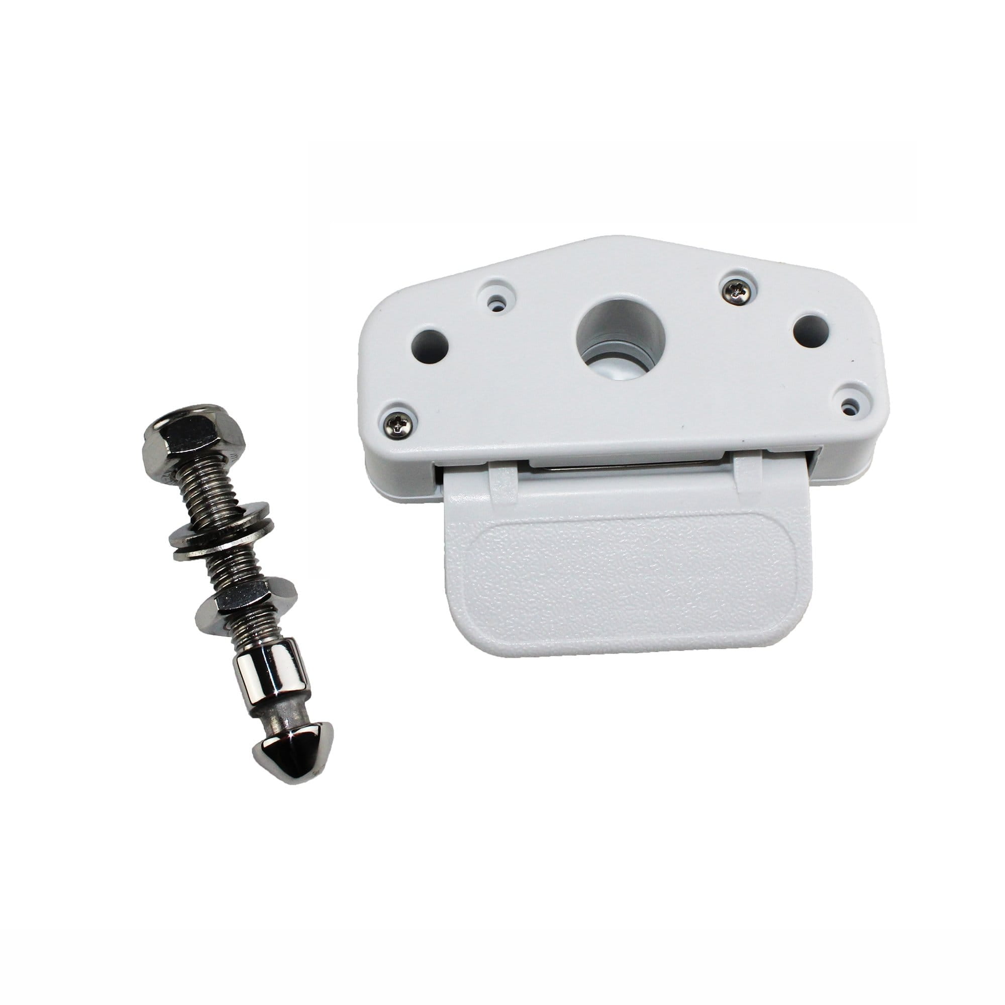 Taco Marine F45-0339W - White, Nylon, Stainless Steel, Bolt Sun Deck ...