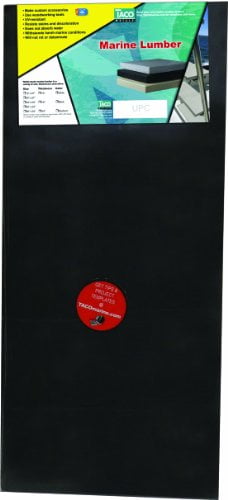 TACO Metals Black Marine Lumber UV-Stabilized Polymer Boat Accessory - Walmart Business Supplies