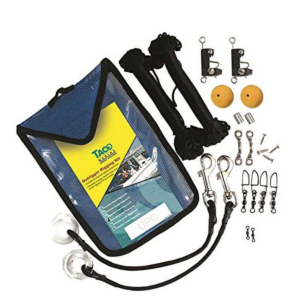 Taco Marine RK-0001SB Standard Rigging Kit,Black - Walmart.com
