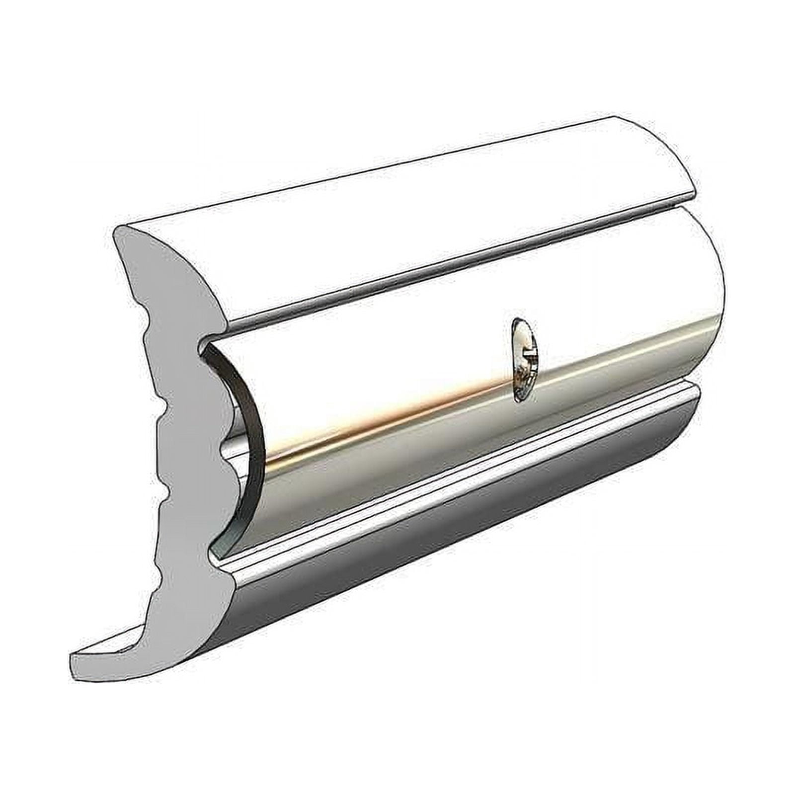 Taco Marine Black Vinyl Rub Rail, 5/8 Inch Wide, 1-5/8 Inch High, 20 ...