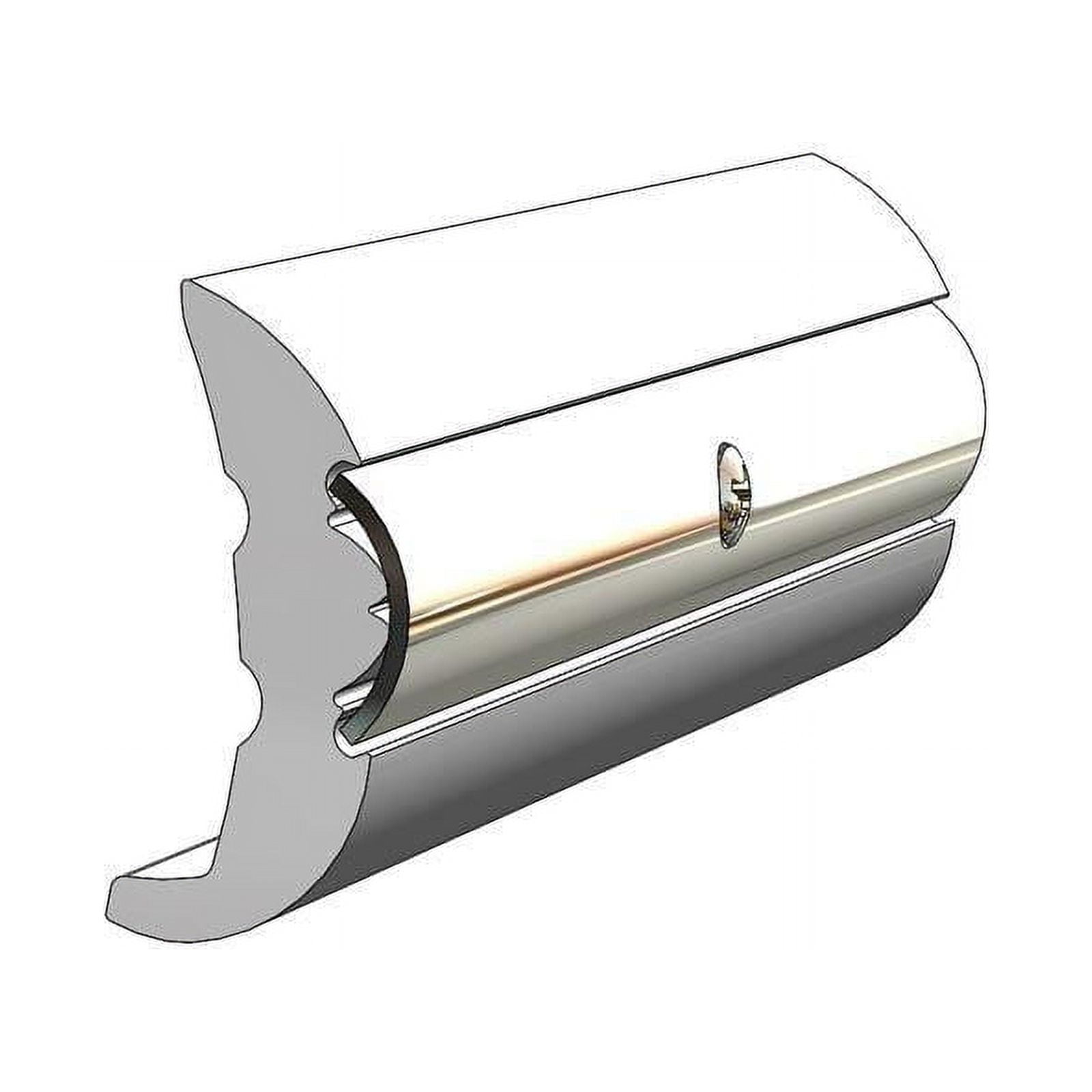 Taco Marine V21-9679WHC20D Rigid Vinyl, White Rub Rail, 1"W X 1-13/16"H ...