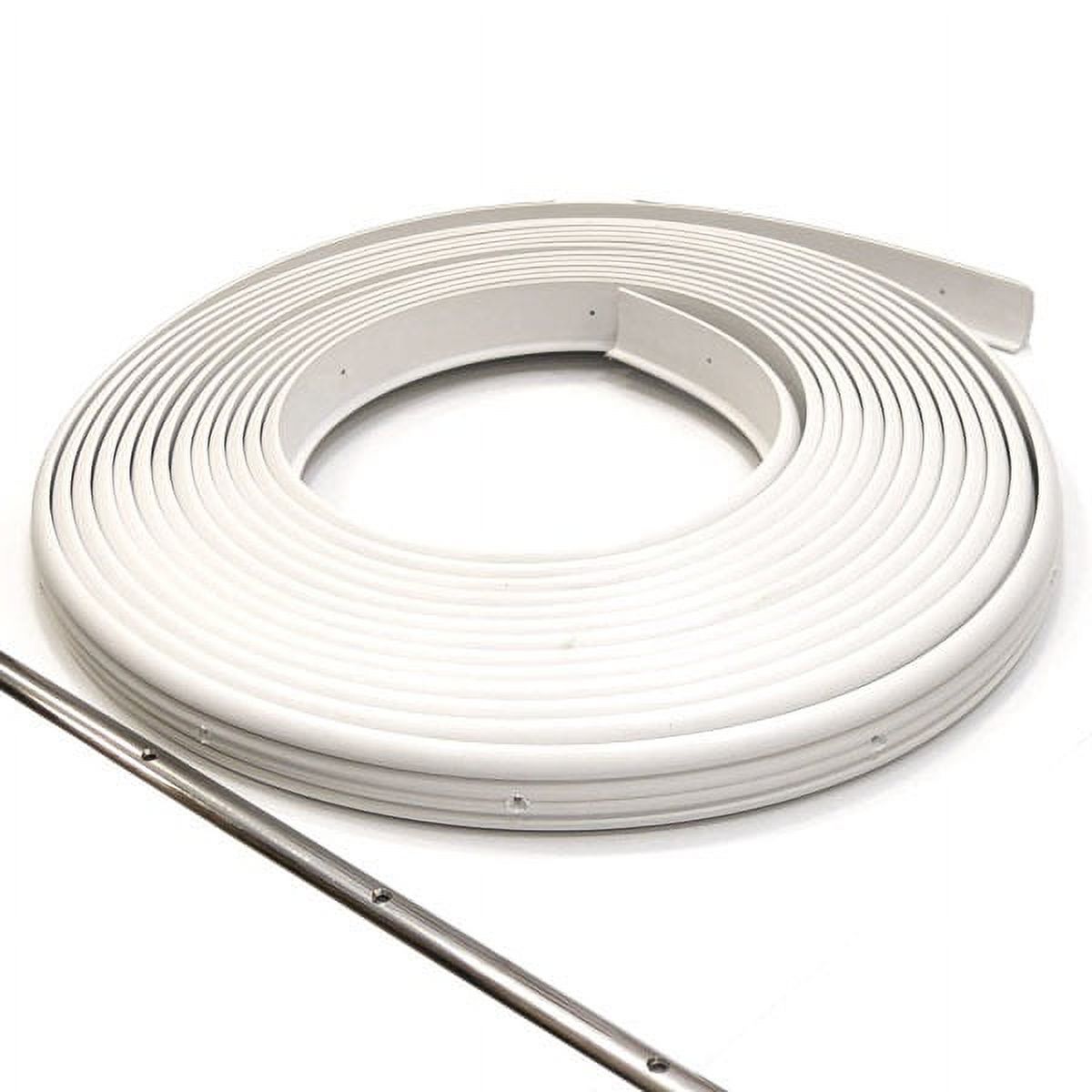 Taco Metals Boat Rub Rail V11-9798 | White With Inserts (48 Foot Kit ...