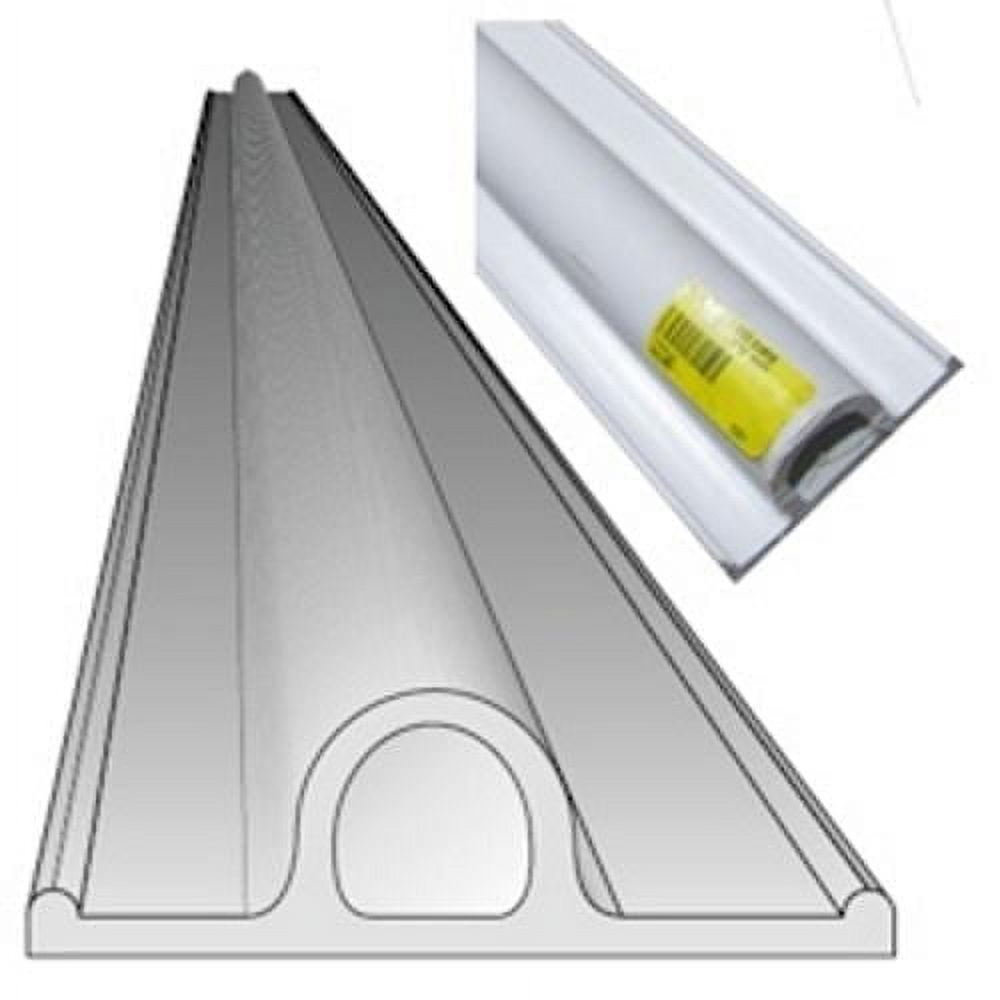 Taco Metals V11-0948WHA6 Precut Flexible Vinyl Boat Dock Bumper 6 Feet ...