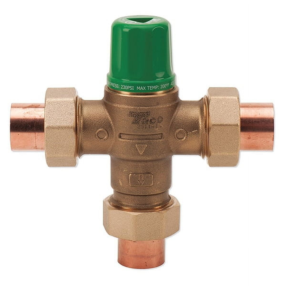 Taco Mixing Valve, Forged Brass, 1 to 20 gpm 5002-C3 - Walmart.com