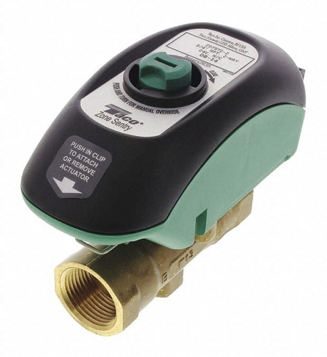 Taco Motorized Zone Valve,NC,Brass,3/4 in NPT Z075T2-3 - Walmart.com