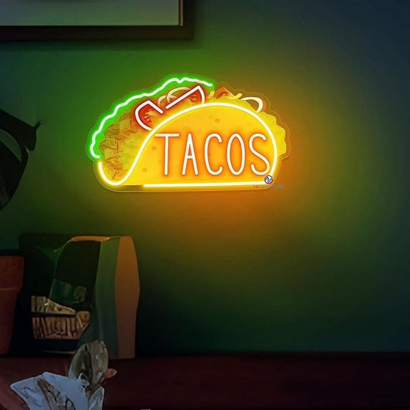 Taco Neon Sign Led Lights Taco UV Printing Neon Sign Ramen Sign ...