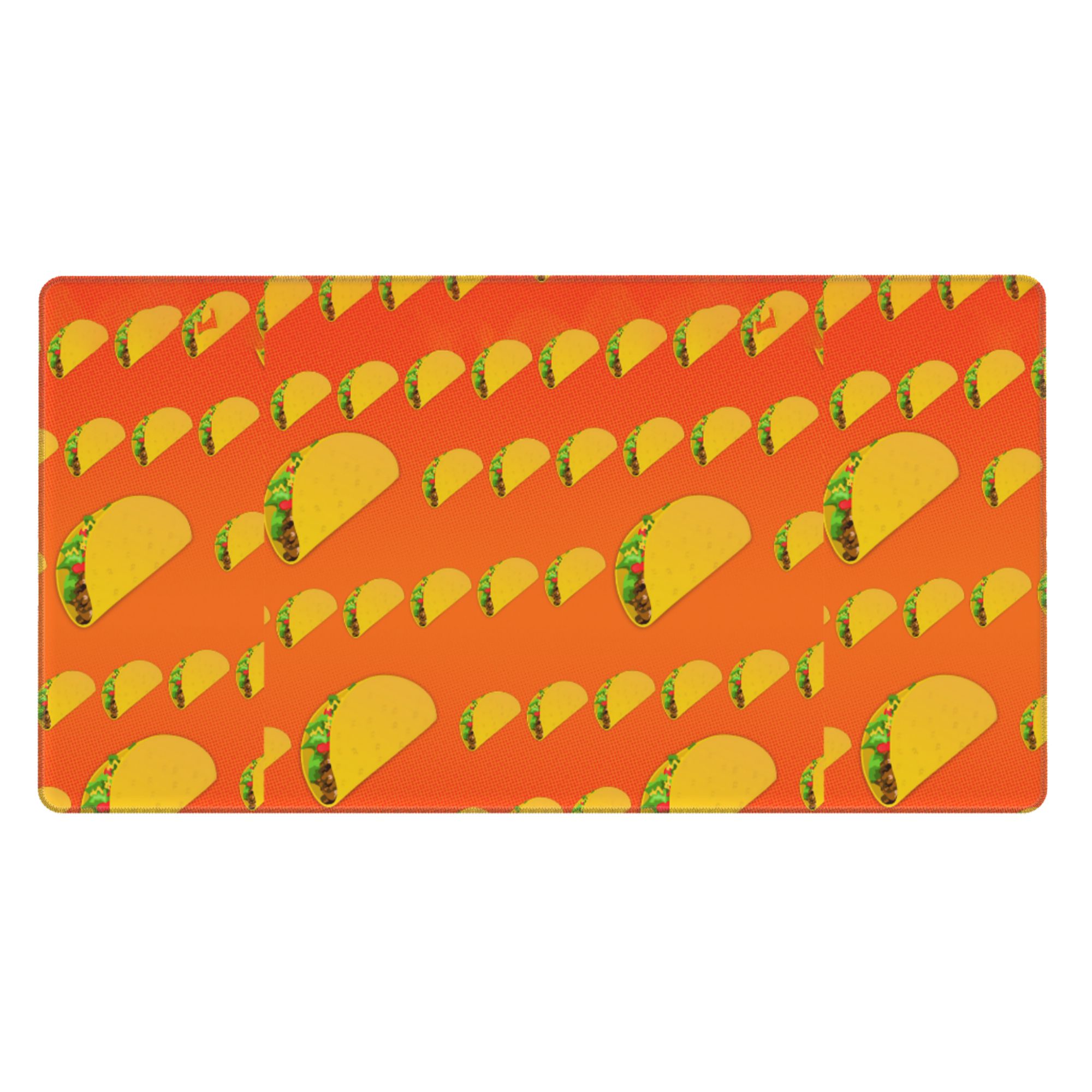 Taco Pattern Funny Pattern Large Gaming Mouse Pad, Large Keyboard Pad ...