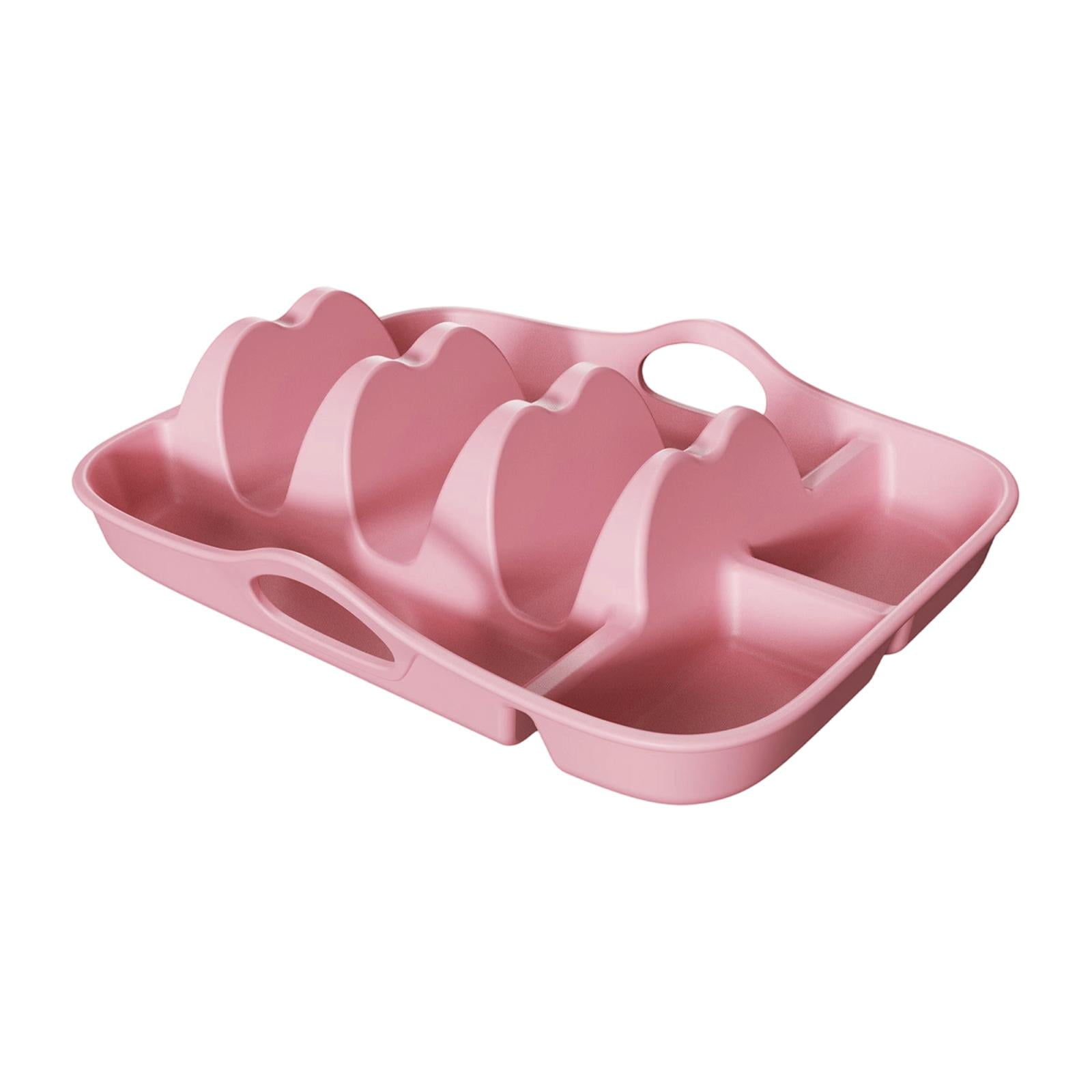 Taco Plate Serving Tray Silicone Divider Non Slip Base for Restaurant ...