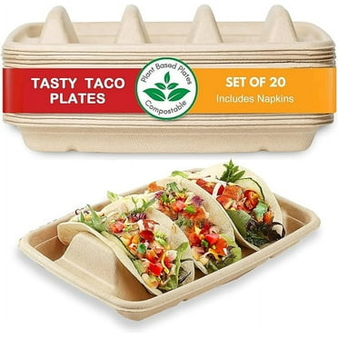 Taco Holder Stand - Set of 6 - Oven & Grill Safe Stainless Steel Taco ...