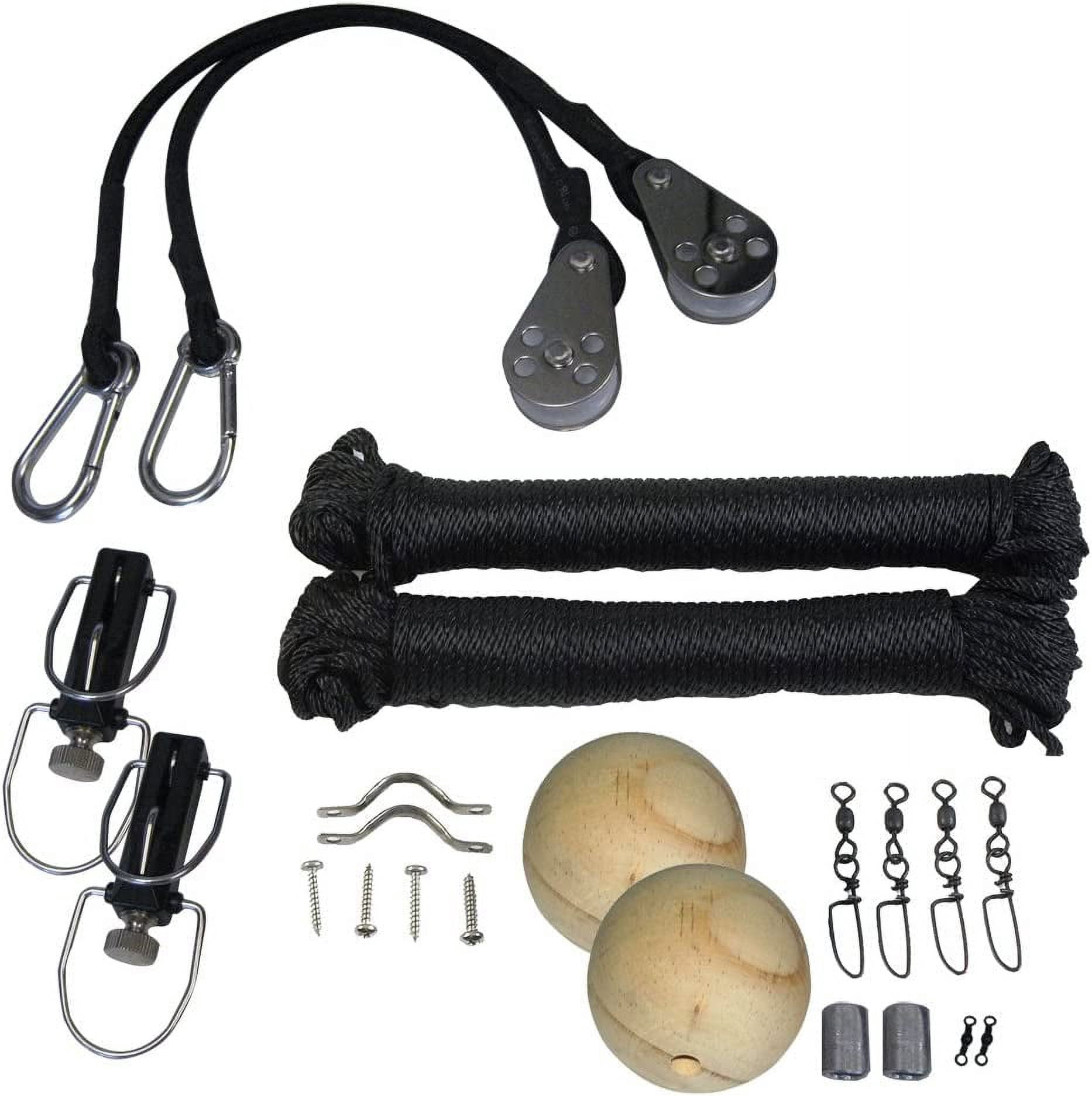 Taco Premium Rigging Kit Black f/1 Pair Outriggers - Walmart.com