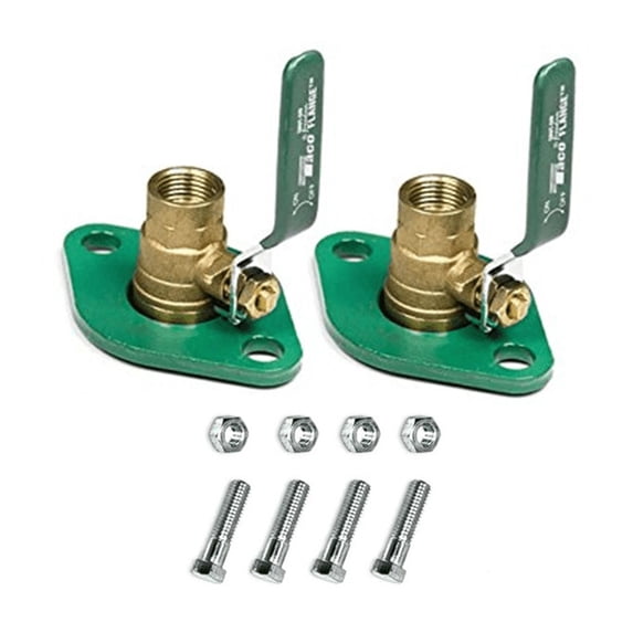 Taco SFL-100T Shut-Off Freedom Swivel Flange Set With Valves 1" - Free ...