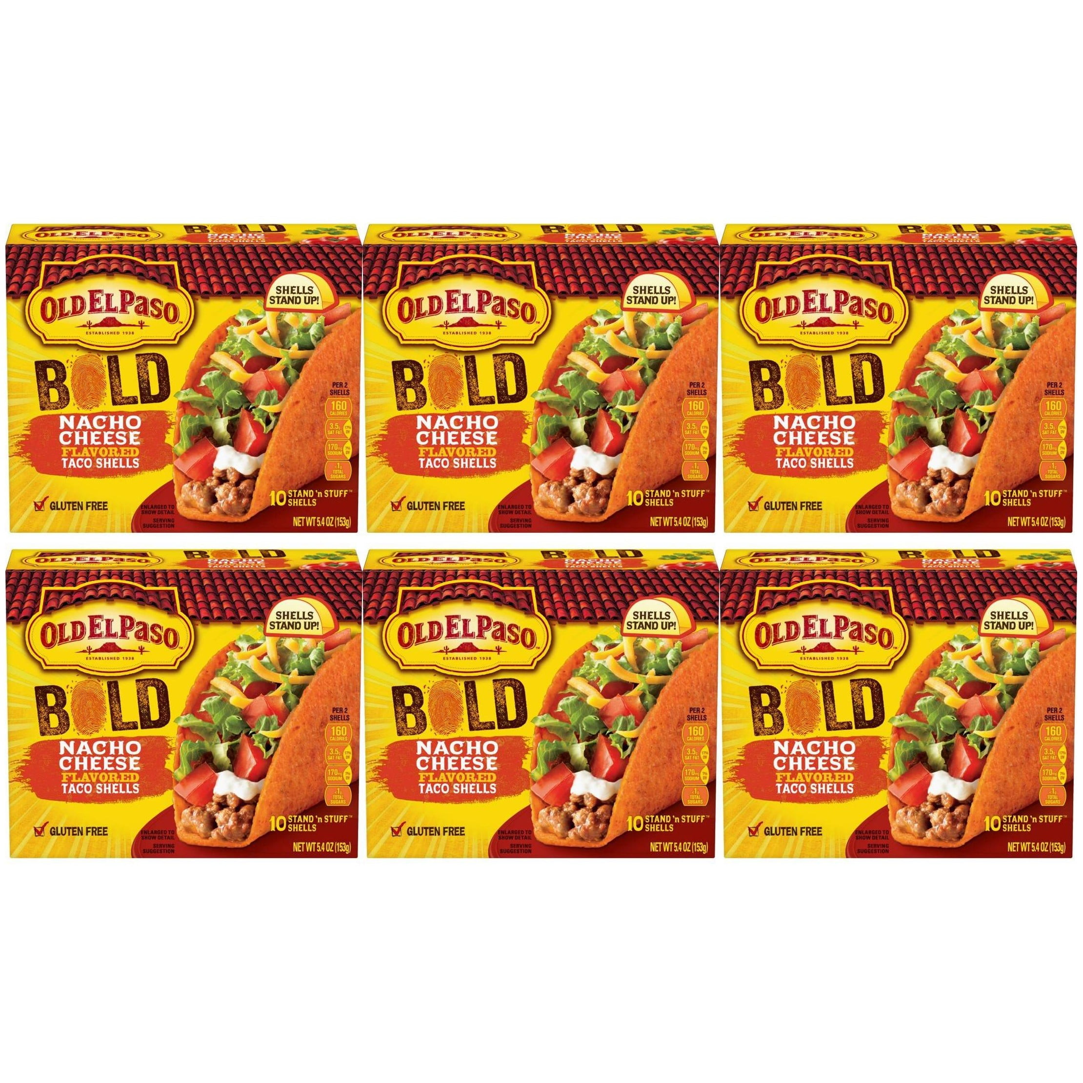 Taco Shells Bold Nacho Cheese - 6pk / 3.1lb - Walmart.com