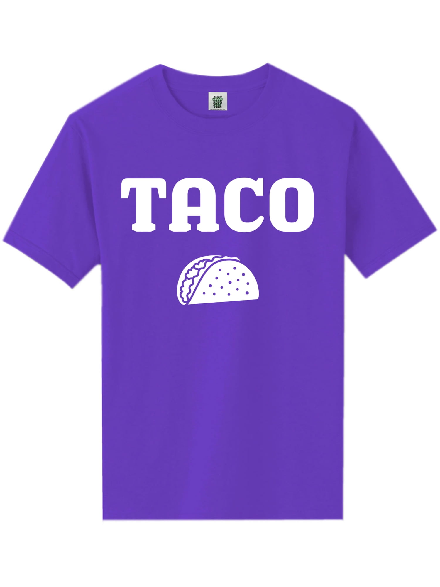 Taco Short Sleeve Neon T-Shirt - Walmart.com
