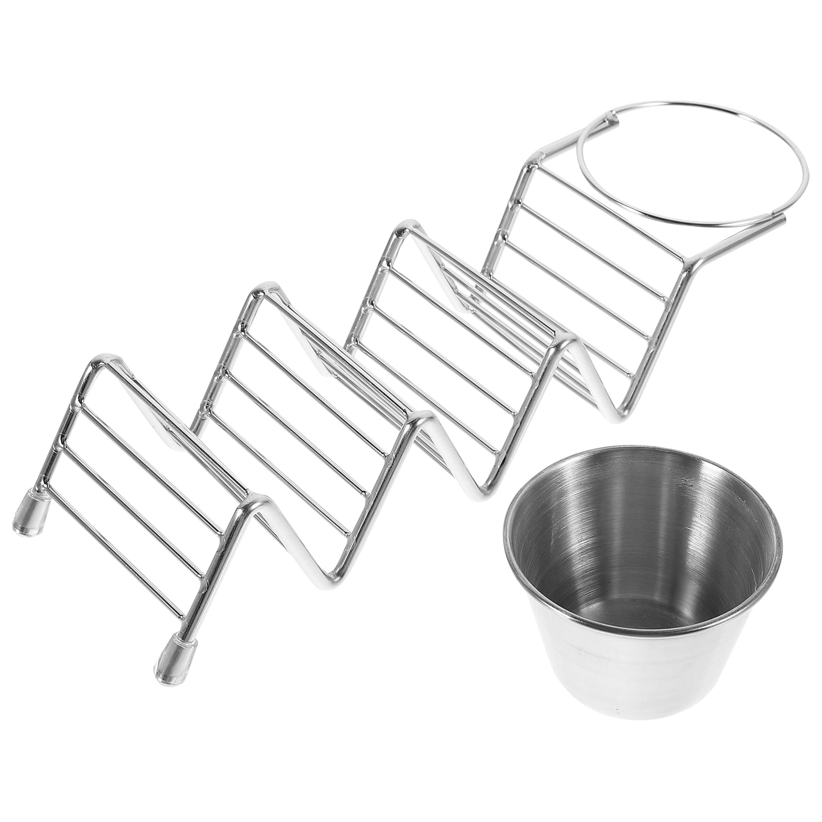 Taco Stand Gatherings Pizza Serving Plate Tortillas Trays for Food Desk ...