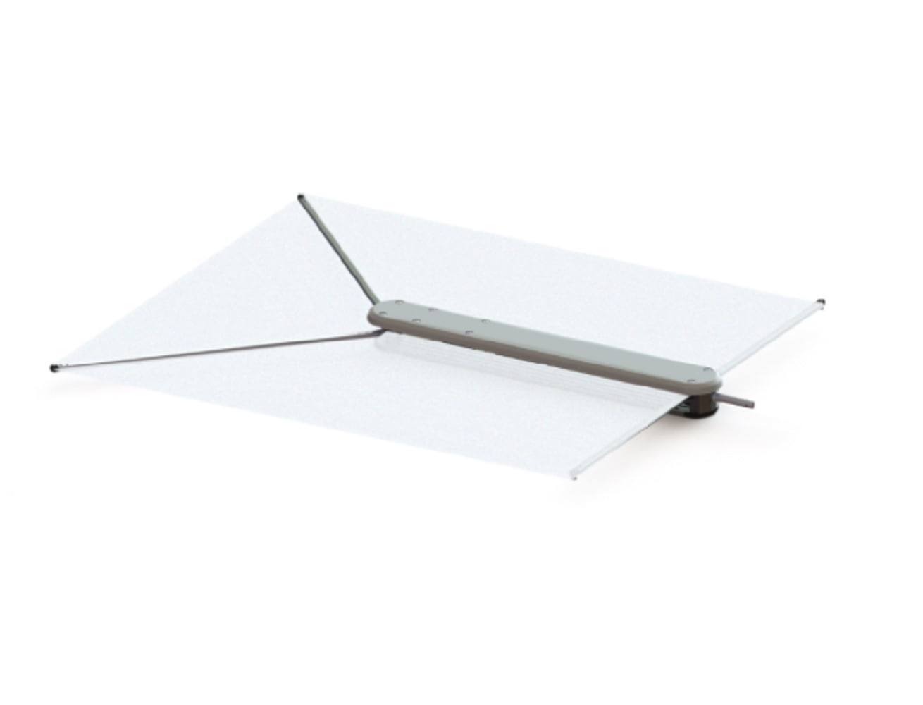 TACO Marine T10-3000-4 ShadeFin with White Fabric, Bag and Fixed Rod ...
