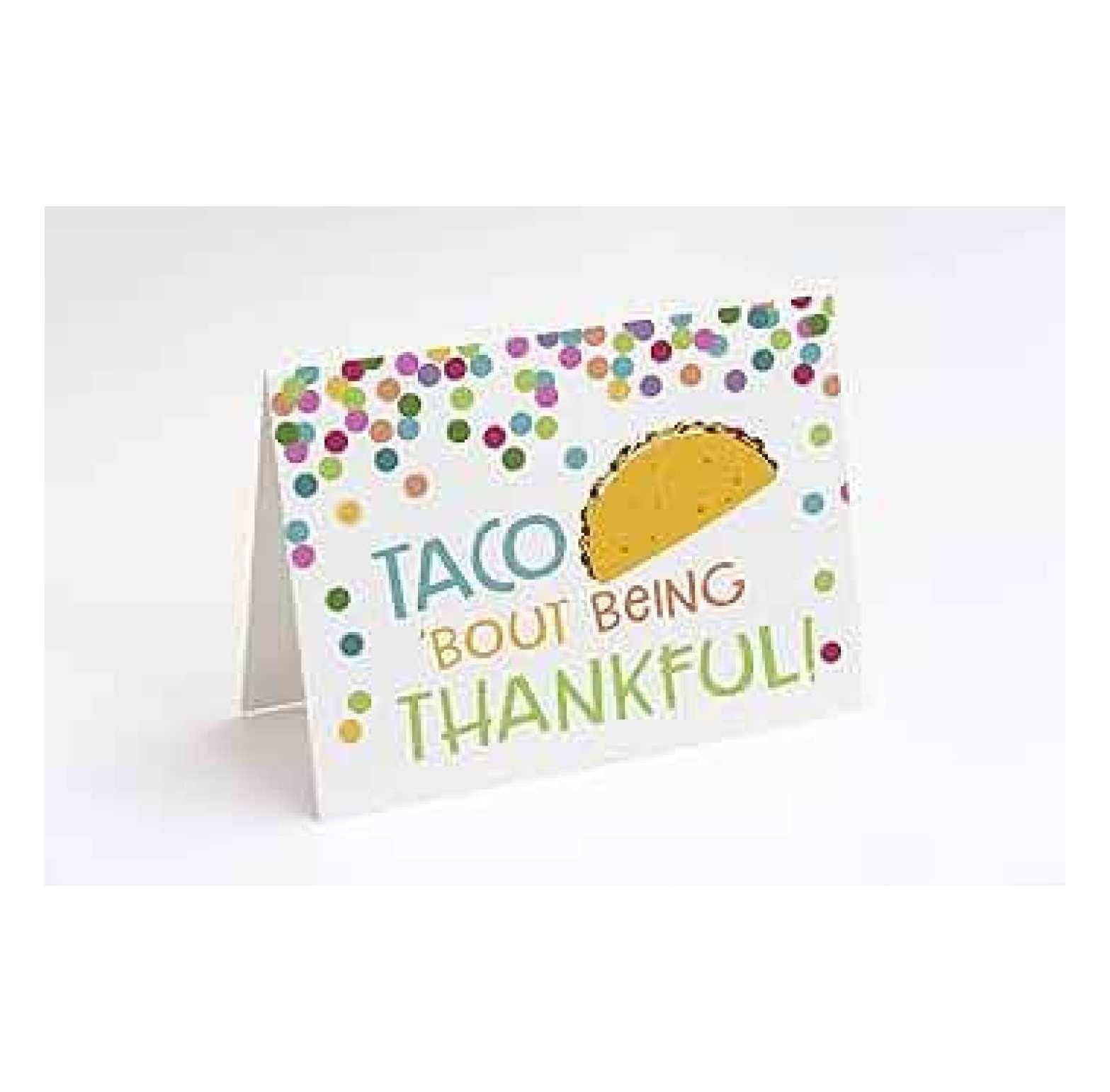 Taco Thank You Cards With Envelopes For Bridal Wedding Baby Shower ...