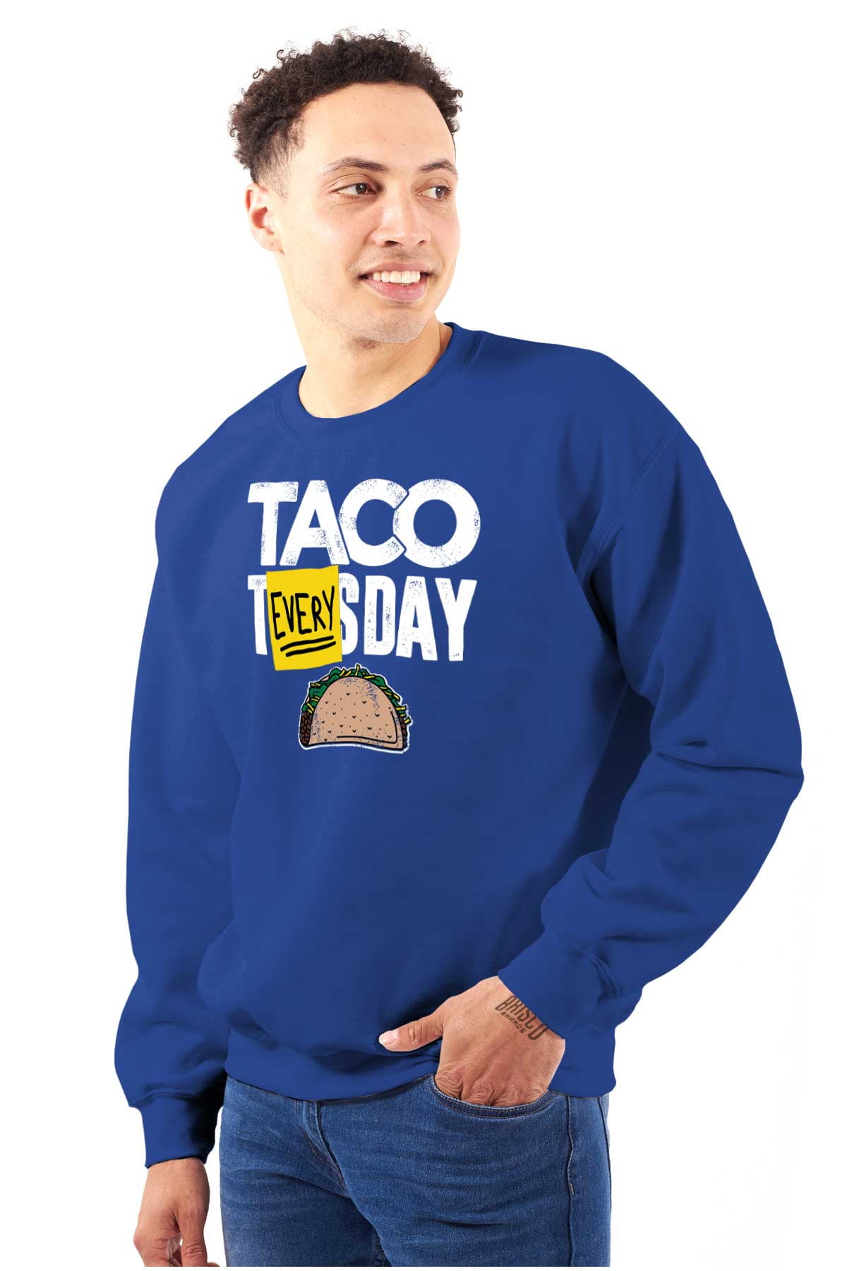 Taco Tuesday Everyday Mexican Foodie Unisex Plus Fleece Graphic ...