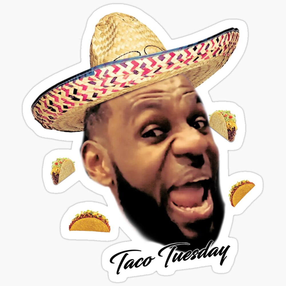 Taco Tuesday Sticker Phone Decal Water Bottle Stickers Car Decals ...