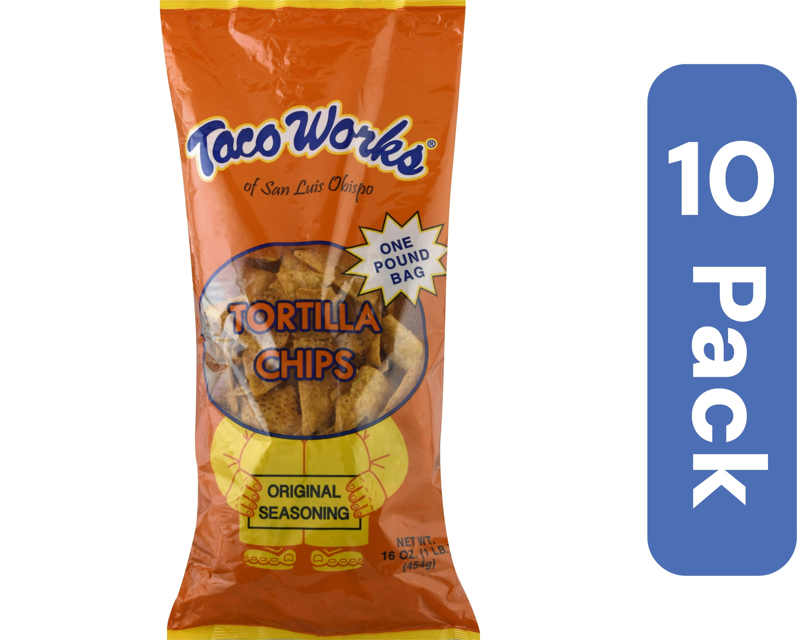 Taco Works Tortilla Chips Original Flavor (Pack of 10) - Walmart.com