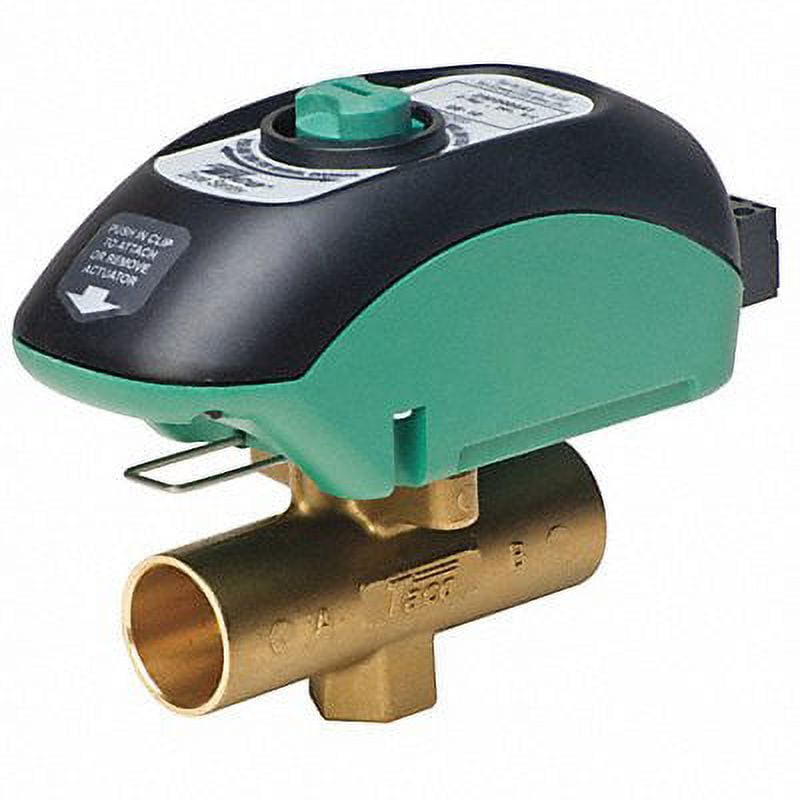 Taco Zone Valve,2 Way,NO,1 In Sweat V100C2A2ZB024Q4A2 - Walmart.com