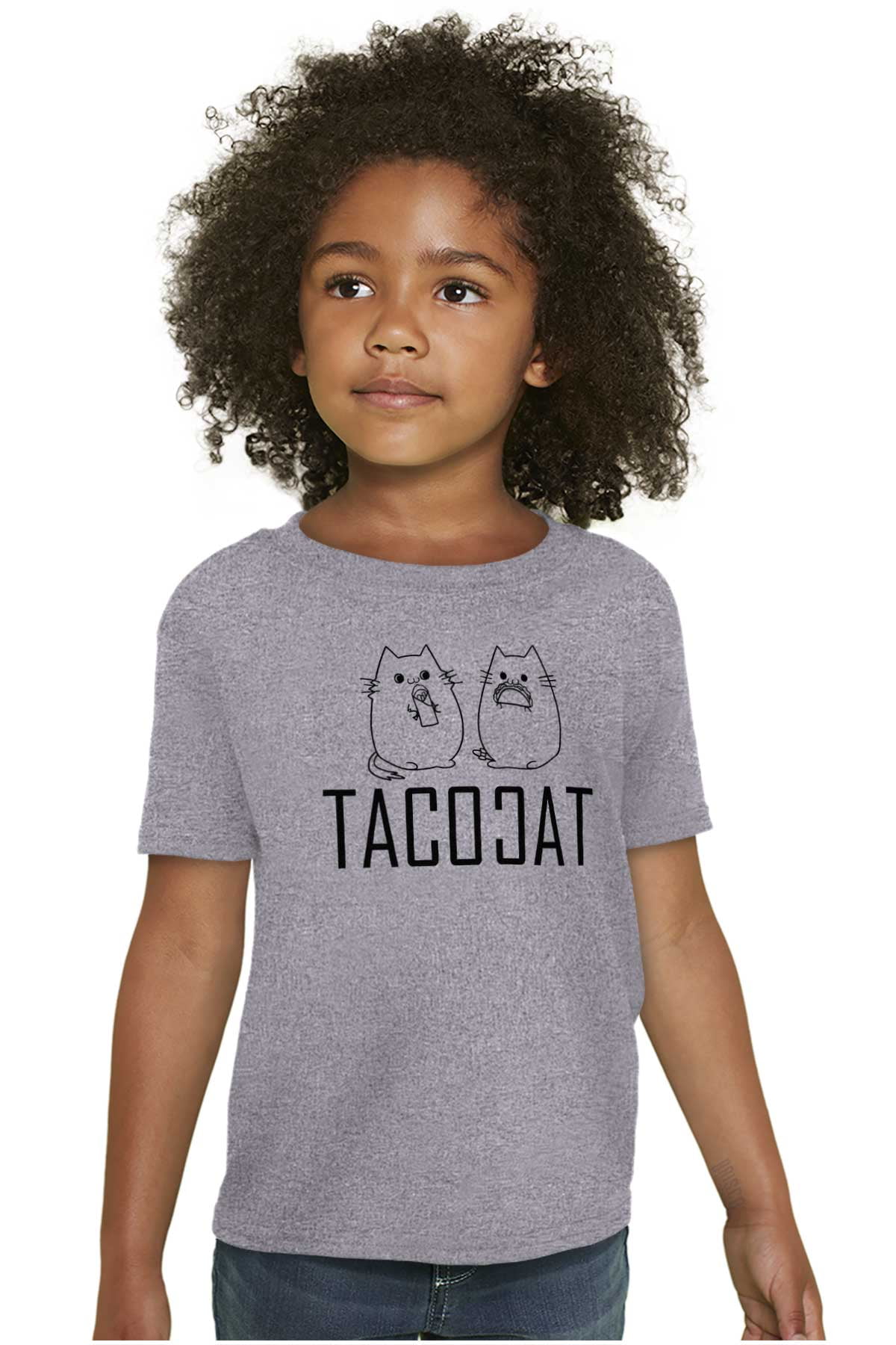 TacoCat Spelled Backwards is Taco Cat Crewneck T Shirts Boy Girl Teen ...