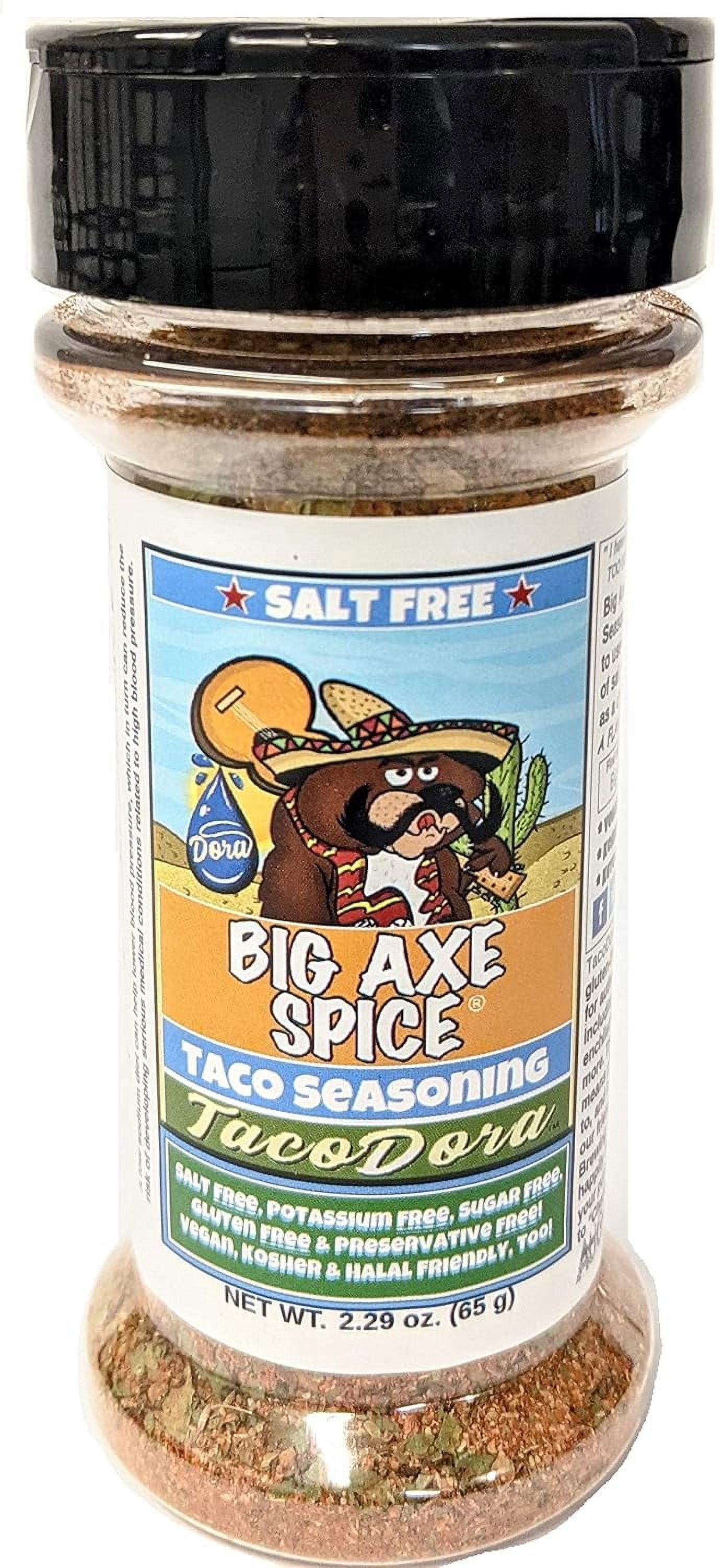 TacoDora - MILD Salt TACO Seasoning - SALT , Gluten , Sugar ...