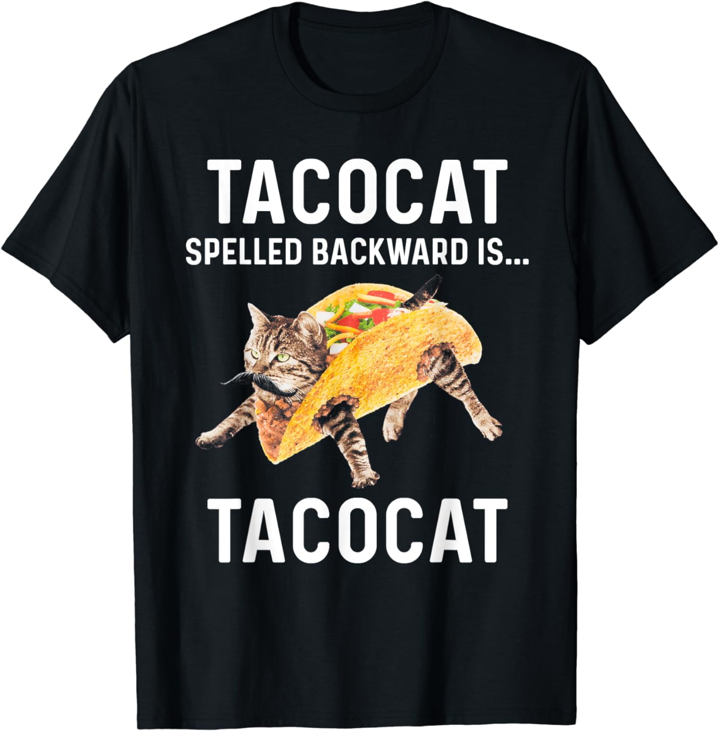 Tacocat Spelled Backward Is Tacocat - Love Cat And Taco - Walmart.com