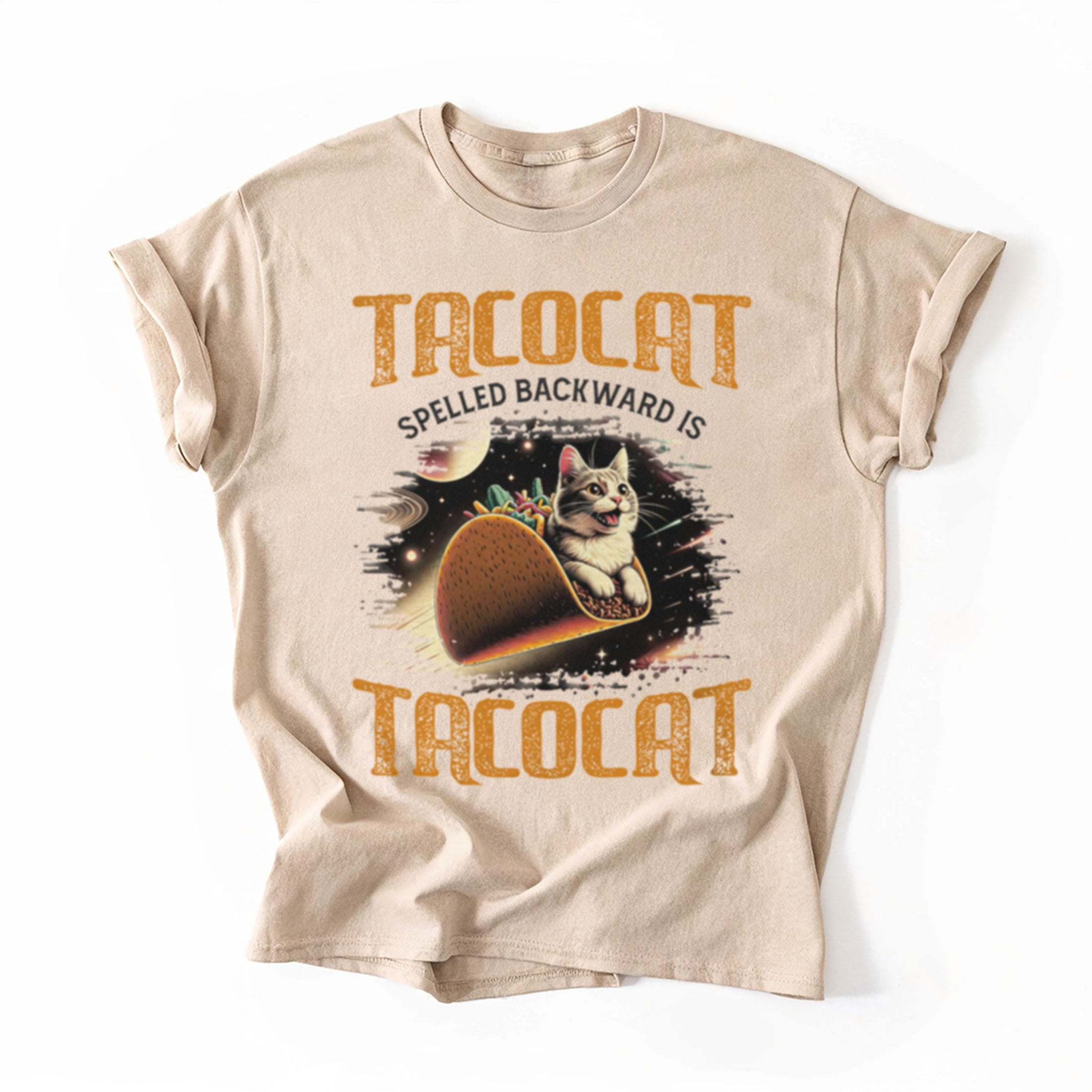 Tacocat Spelled Backward Is Tacocat Cat And Taco Lover T Shirt, Tacocat ...