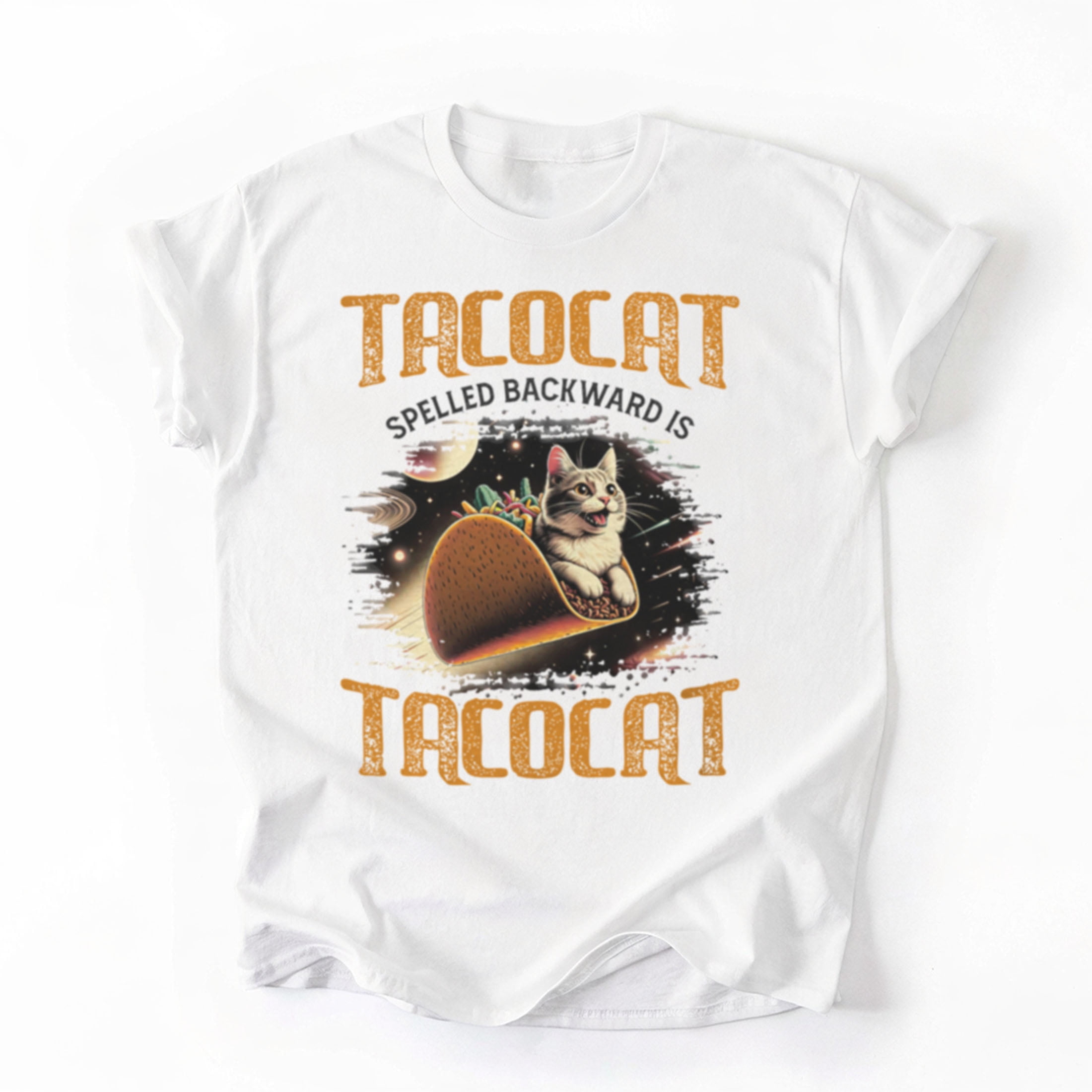 Tacocat Spelled Backward Is Tacocat Cat And Taco Lover T Shirt, Tacocat ...