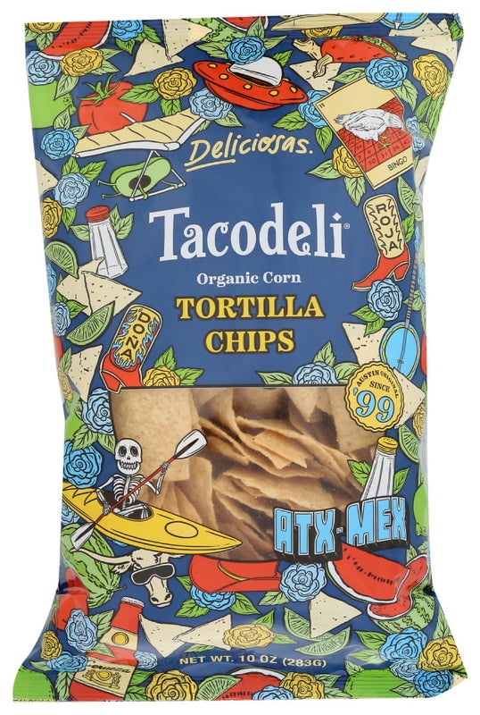 Tacodeli - Original Corn Tortilla Chips, 10 Oz (Pack of 12) - Walmart.com