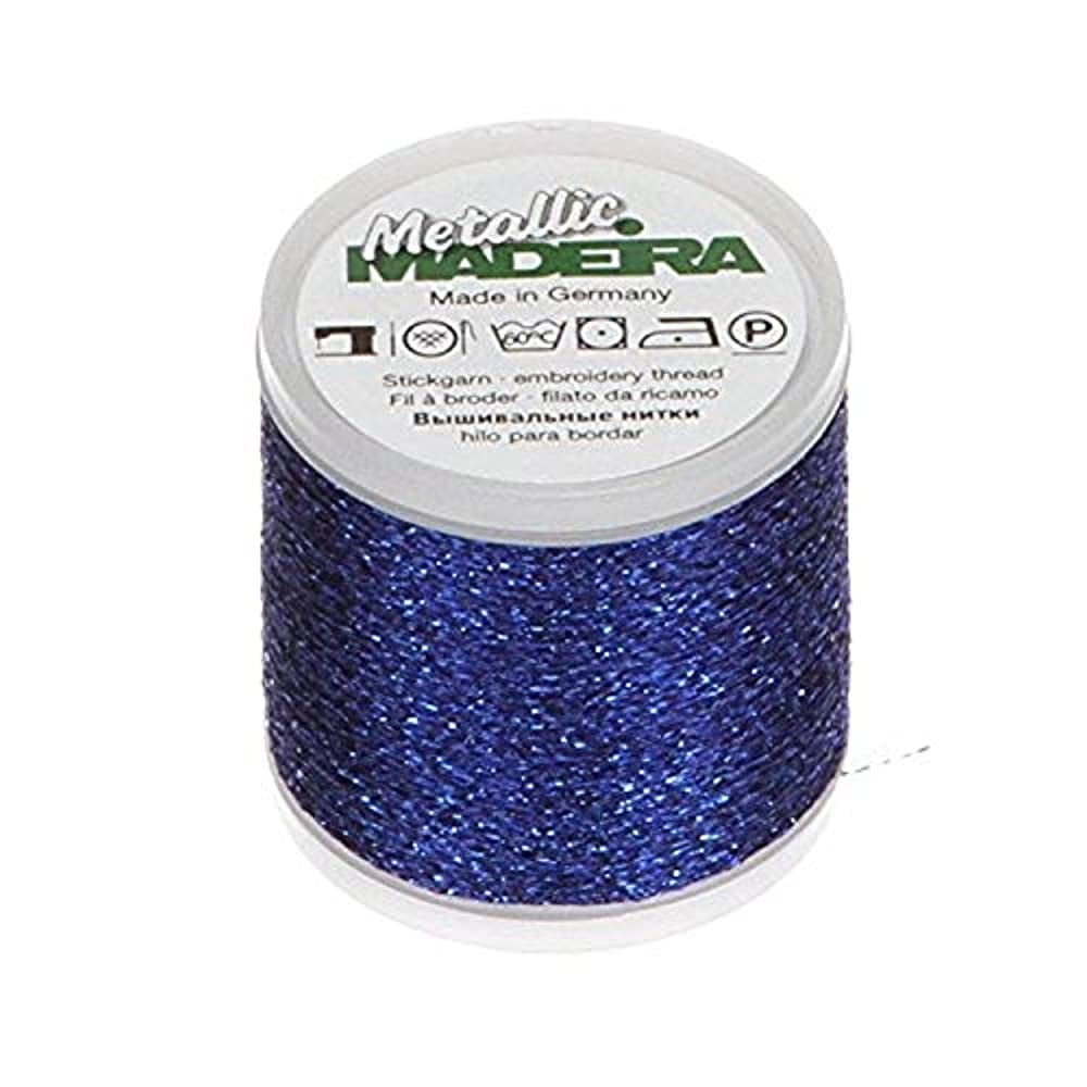 Tacony Corporation Madeira Metallic Thread 200 Meters Blue - Walmart.com