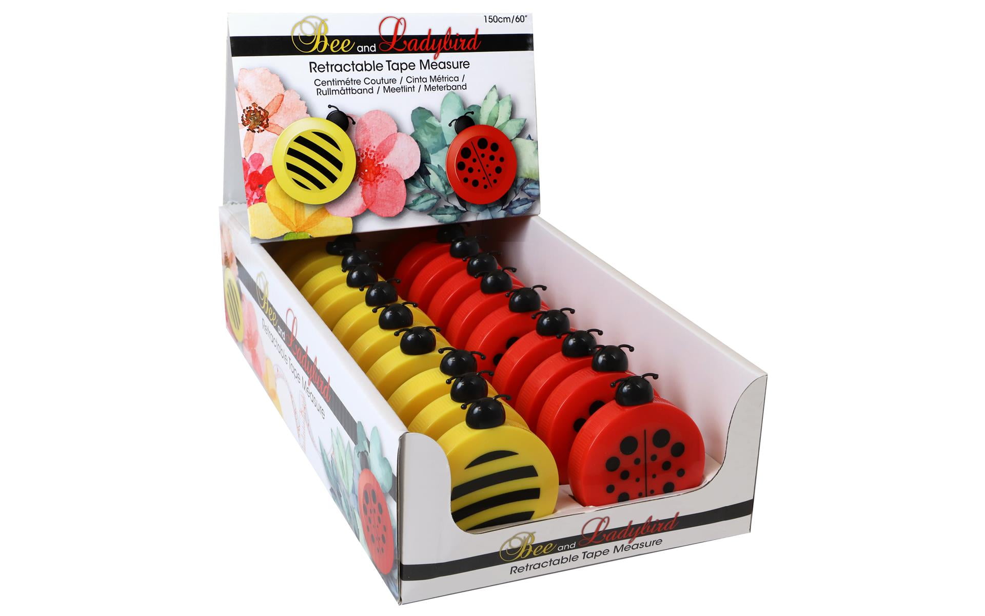 Tacony Sew Tasty Tape Measure POP Bee&Ladybrd 20pc - Walmart.com