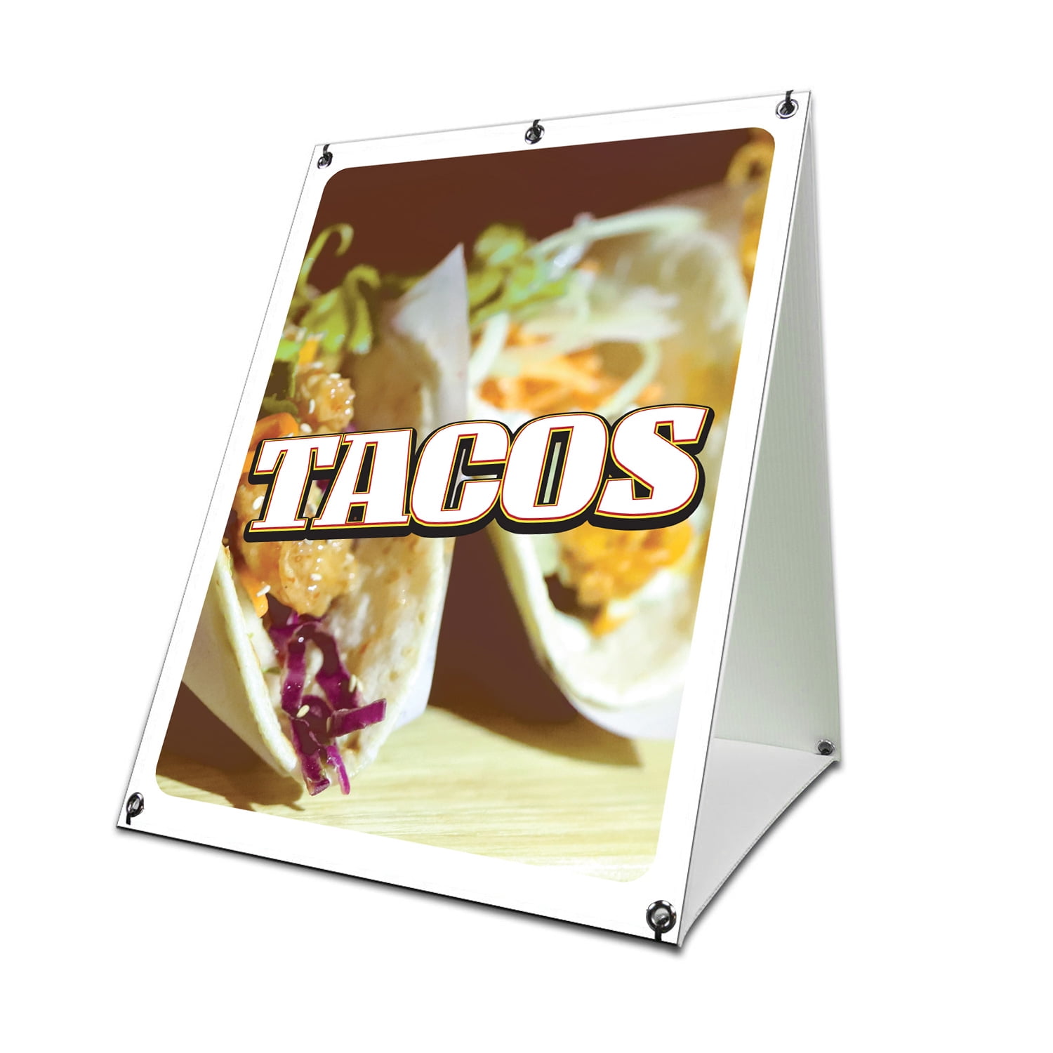 Tacos 24" x 36" A-frame Sidewalk Sign| Advertise Your Business | Images ...