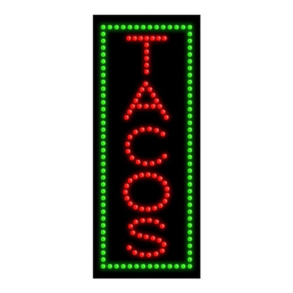 Tacos-LED Dots Sign Made in USA - Walmart.com