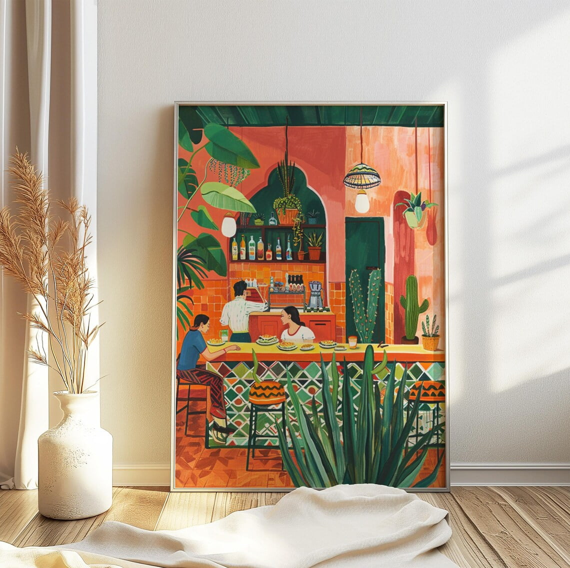 Tacos Poster, Mexican Food Art, Mexican Decor, Kitchen Decor, Kitchen ...