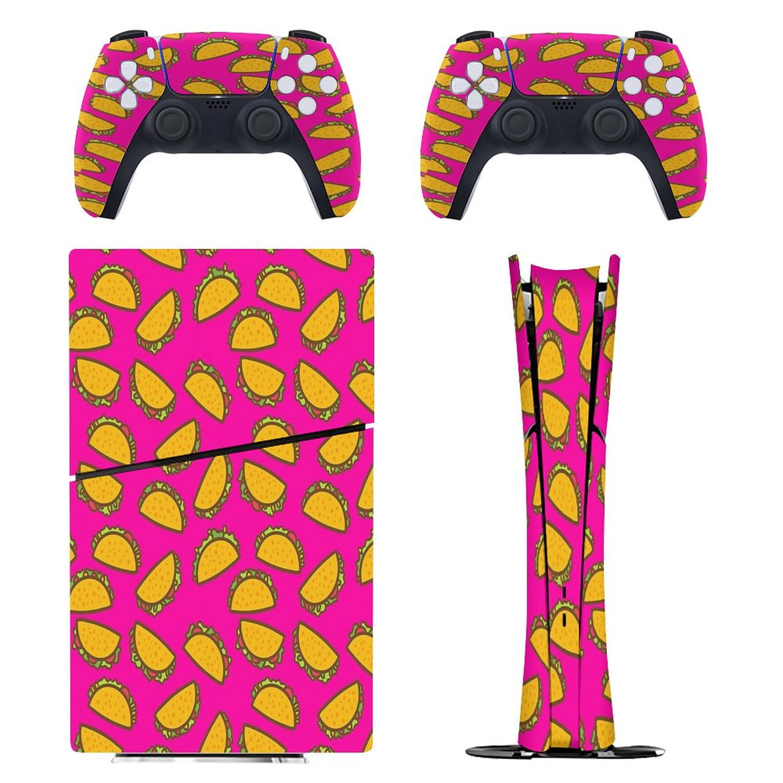 Tacos Rosados PS5/PS5 Pro/PS5 Slim Digital Disc Skin Sticker For ...