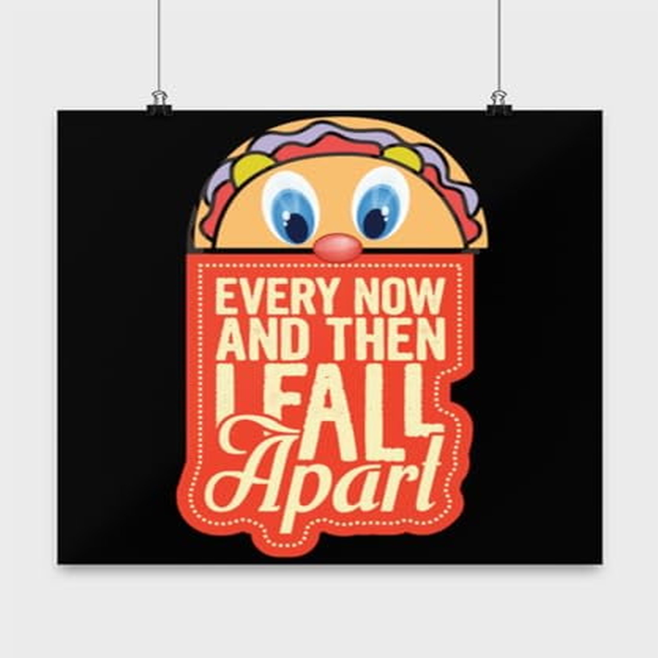 Taco Lovers Wall Art - Foodie Kitchen Decor - 13x13 Poster Print - Fun ...