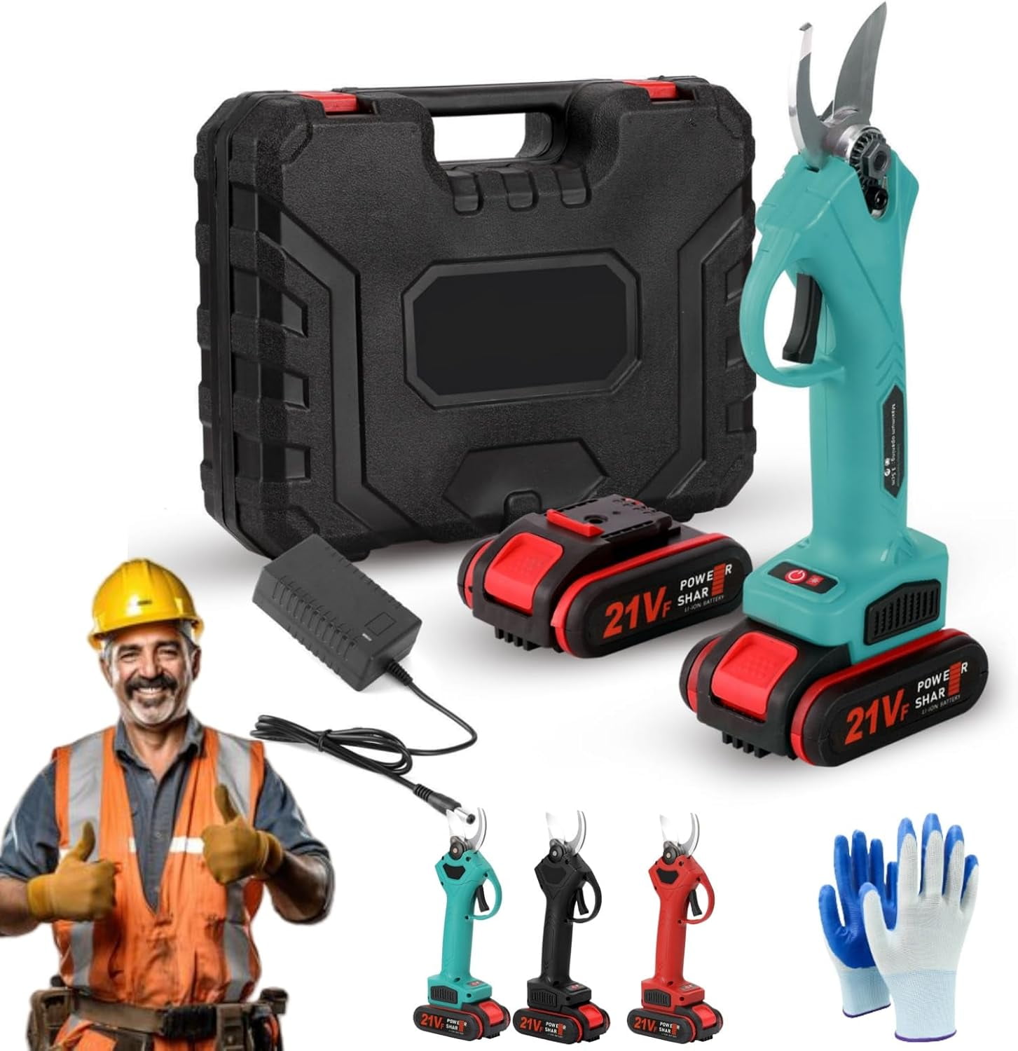 Tacsaw Power Shears, 2025 Upgraded Electric Pruning Shears Cordless ...