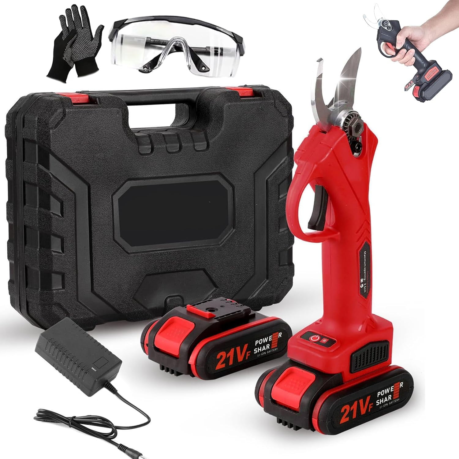 Tacsaw Power Shears, 2025 Upgraded Electric Pruning Shears for ...