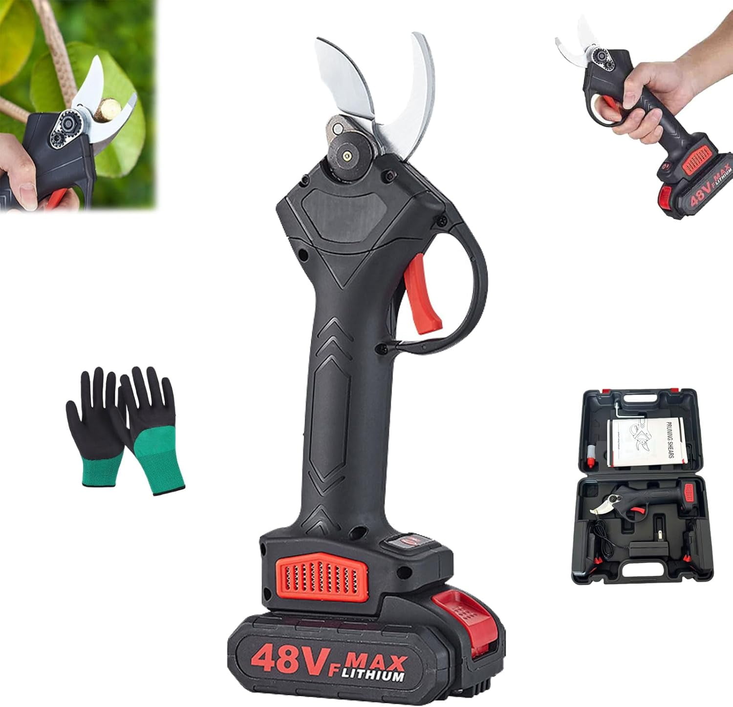 Tacsaw Power Shears, 2025 Upgraded Tacsaw Pruner, Sk5 Tree Trimmer ...