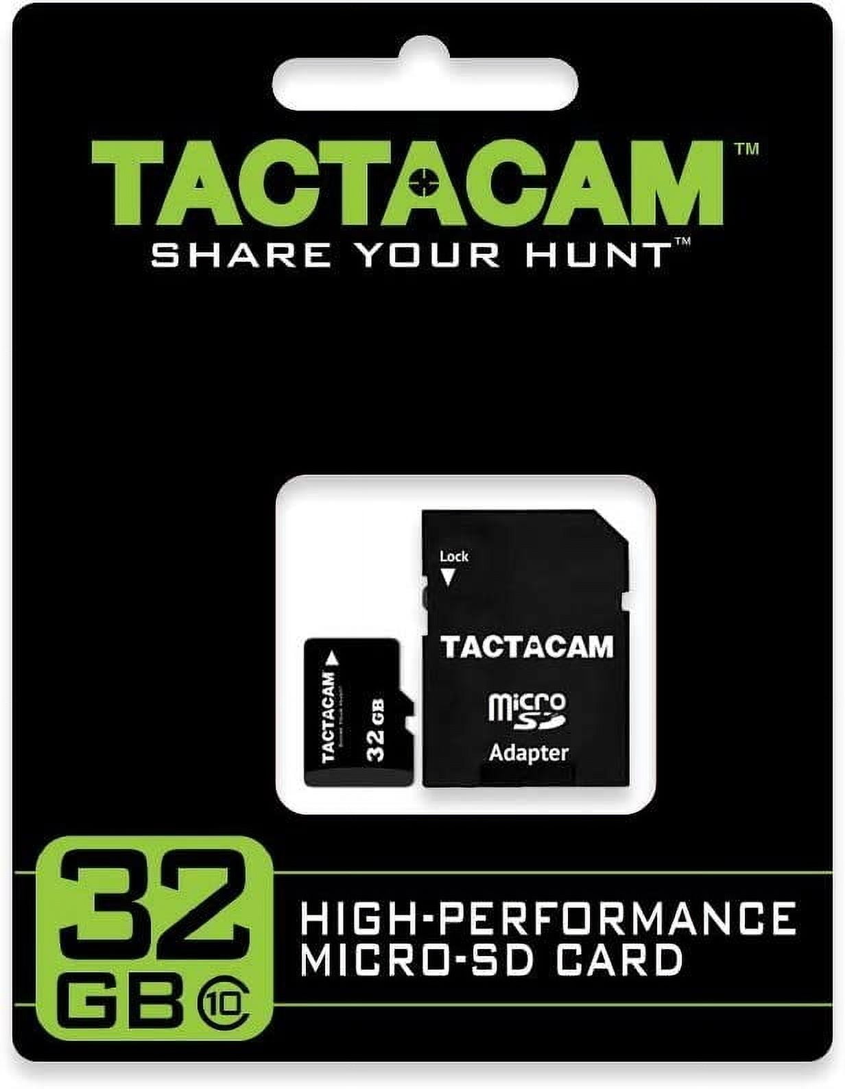 Tactacam Class 10 High Speed Memory Micro SD Card with Adapter ...